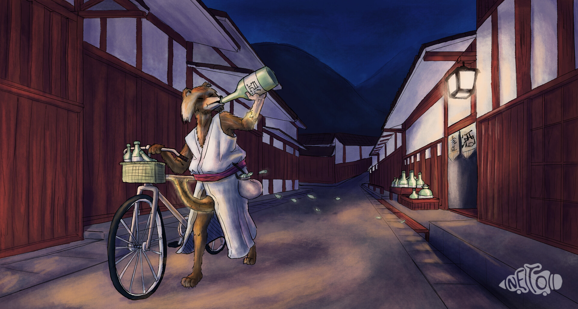 ArtStation - Tanuki: Yokai concept art
