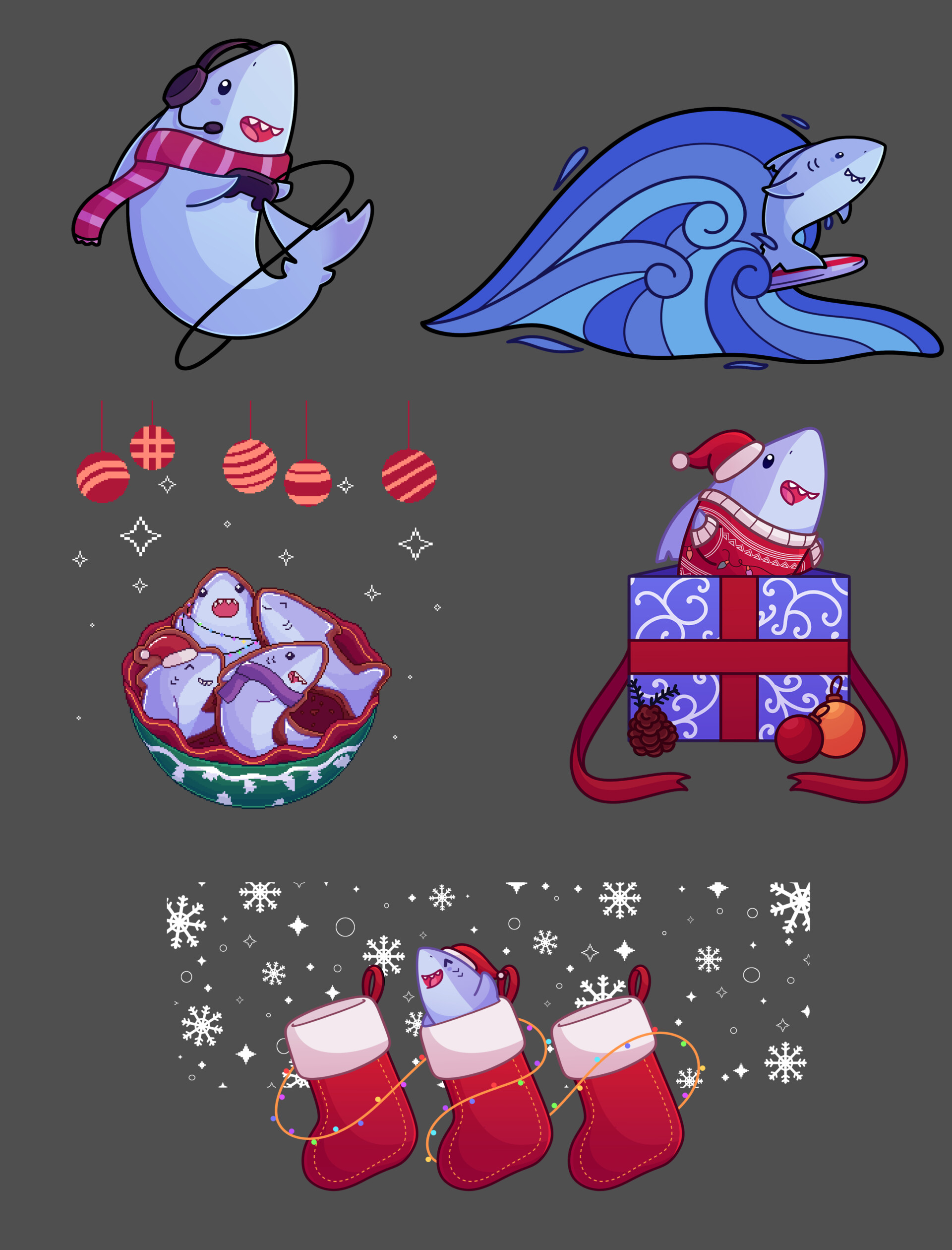 ArtStation - Foolish christmas Designs