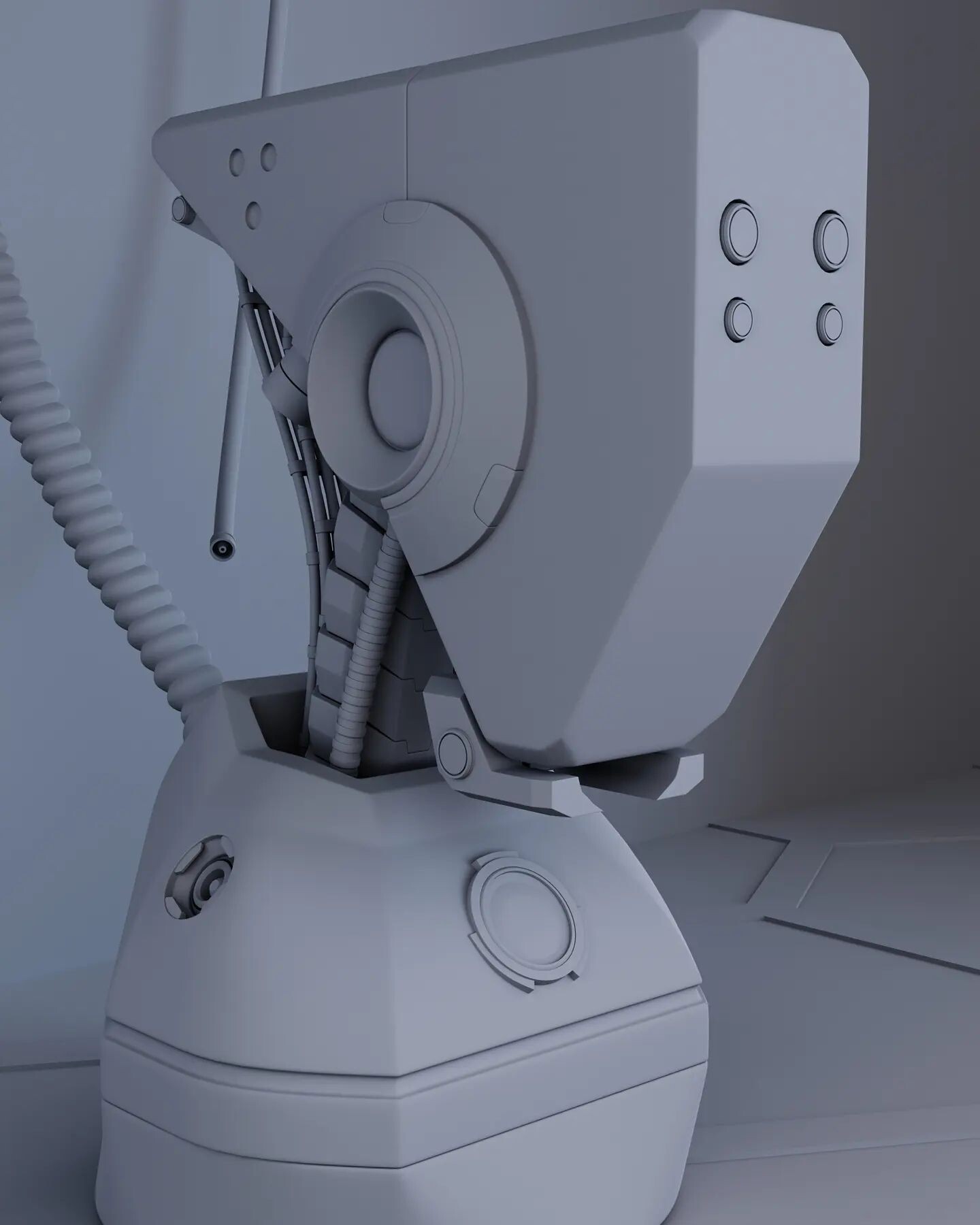 ArtStation - Robot 3D Modeling