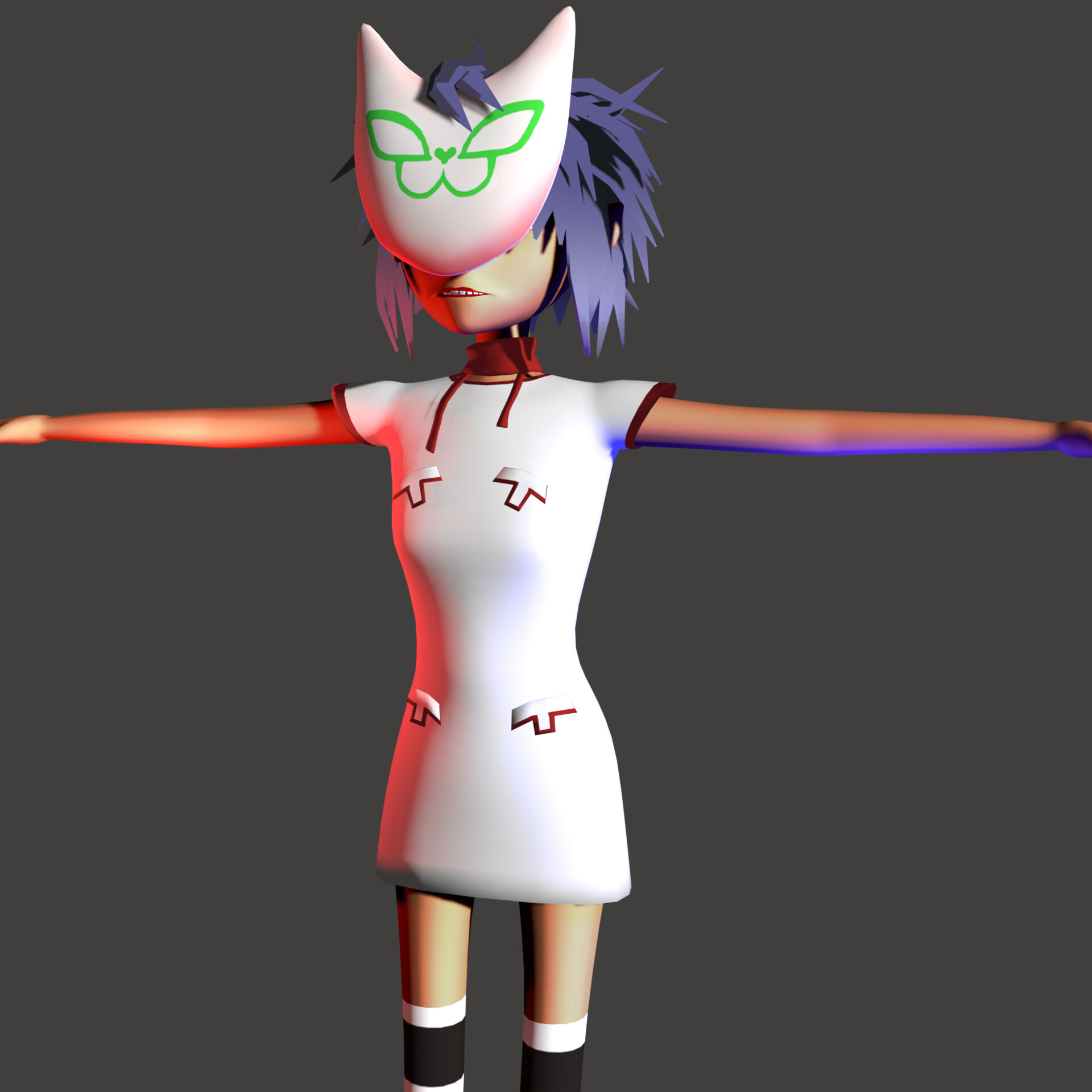 ArtStation - Gorillaz - Noodle 3D Model