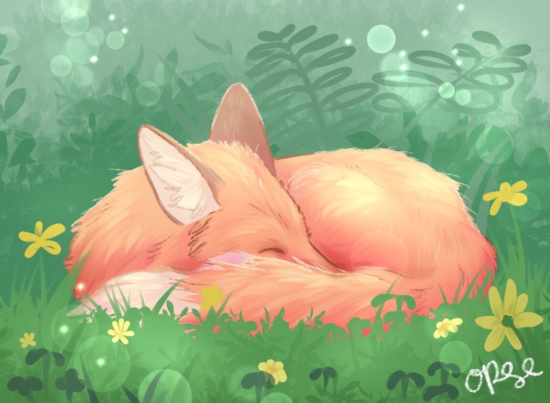 ArtStation - Cozy fox