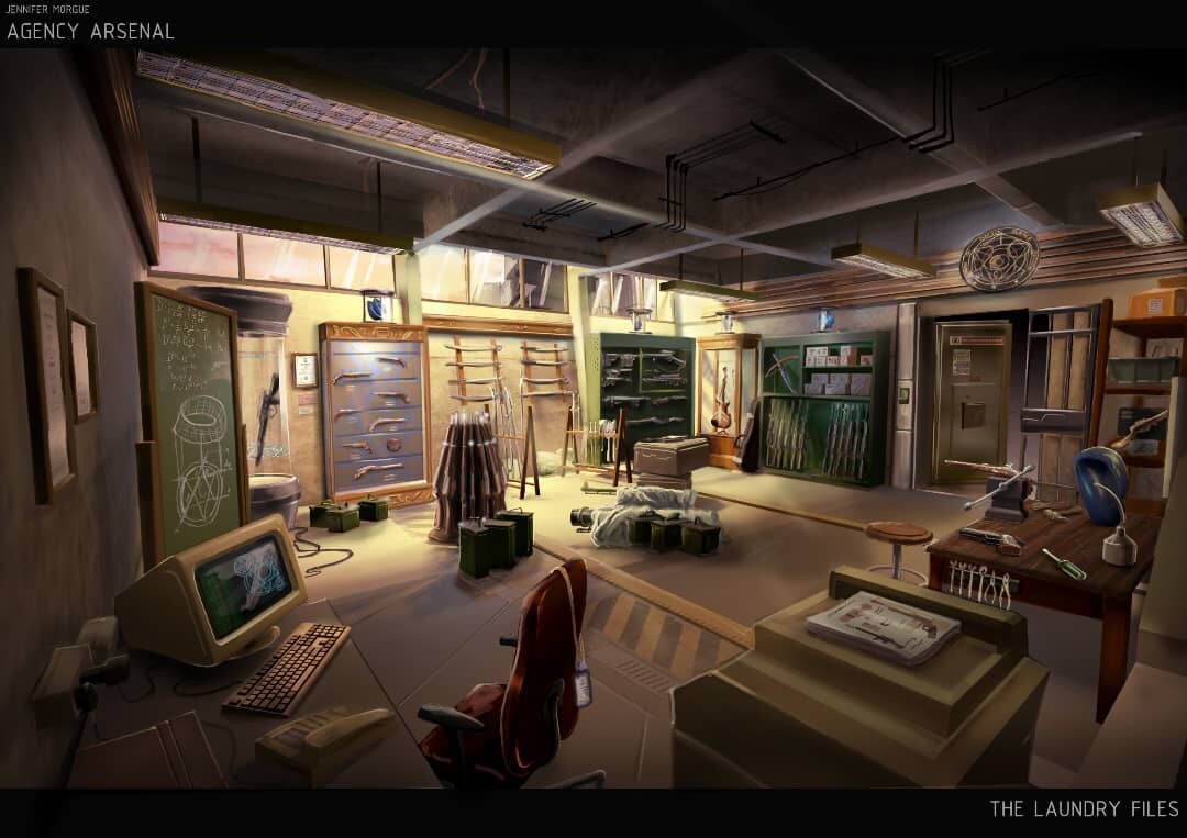 ArtStation - The Laundry Files - Jennifer Morgue - Agency Arsenal