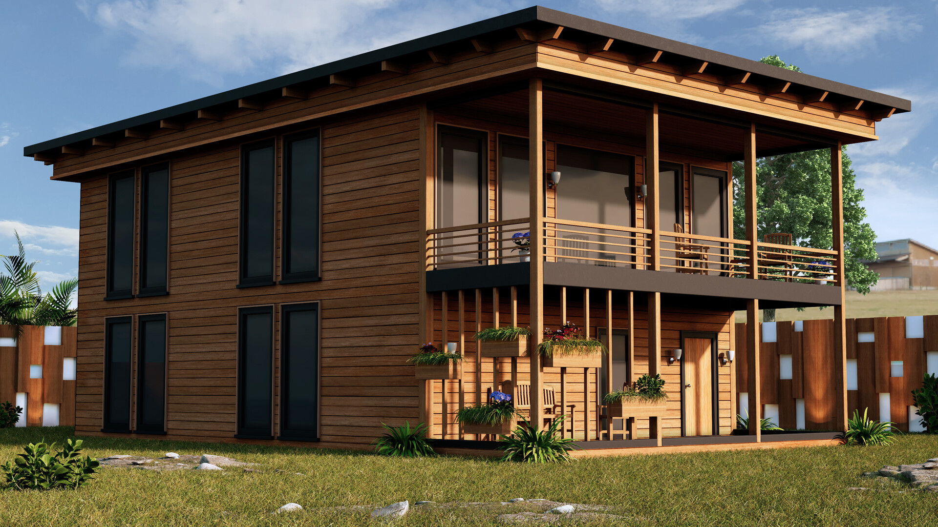 ArtStation - Exterior Architecture Rendering - VRAY