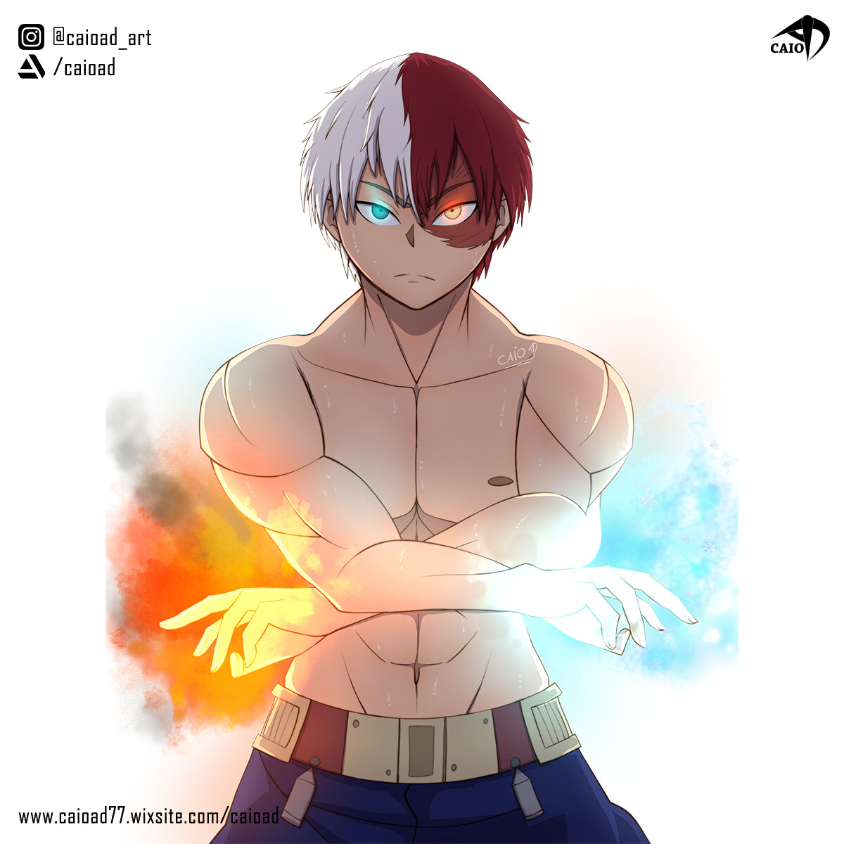 Caio AD - Todoroki Shoto Fanart