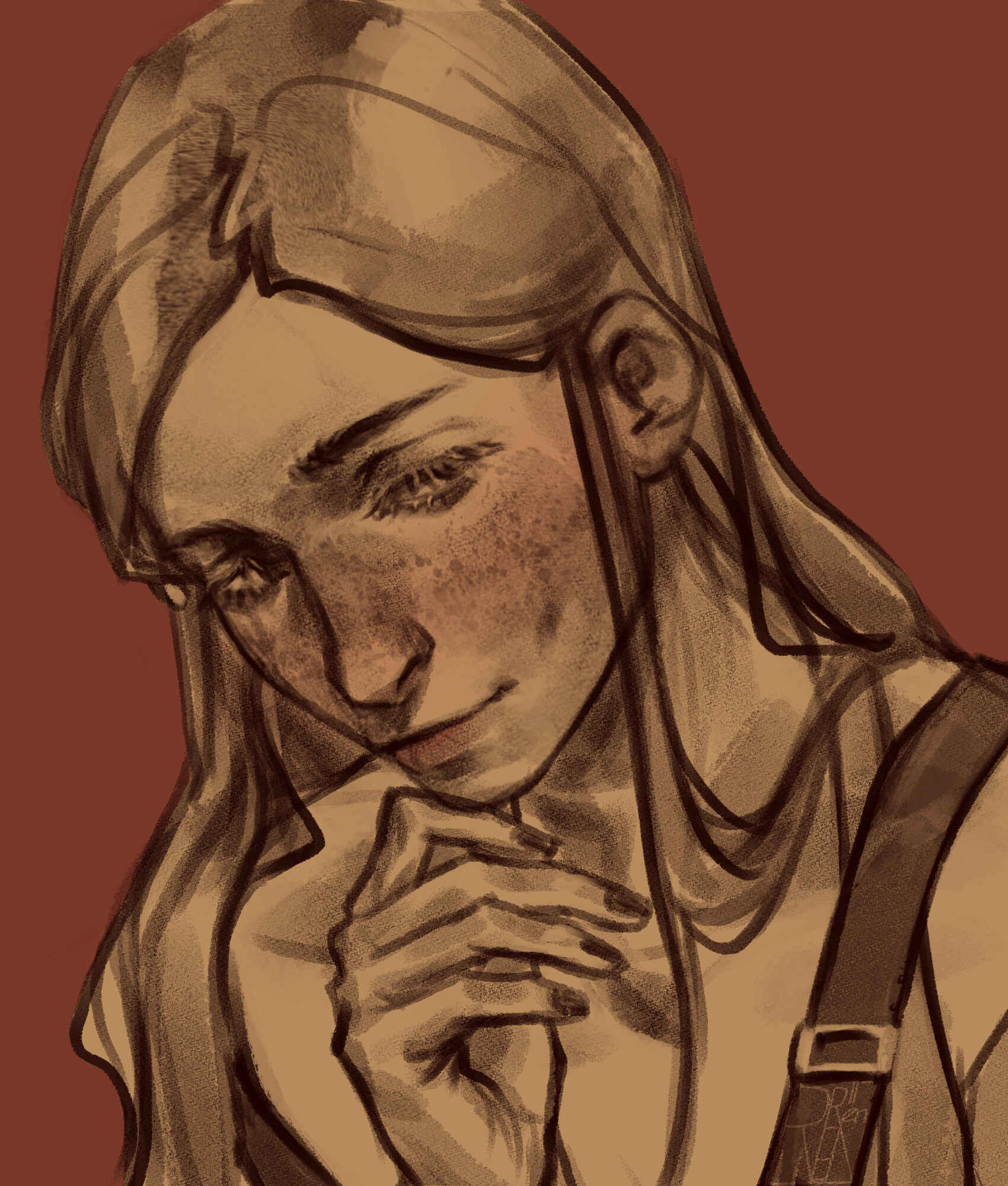 Elena Sova - sketched portraits pack