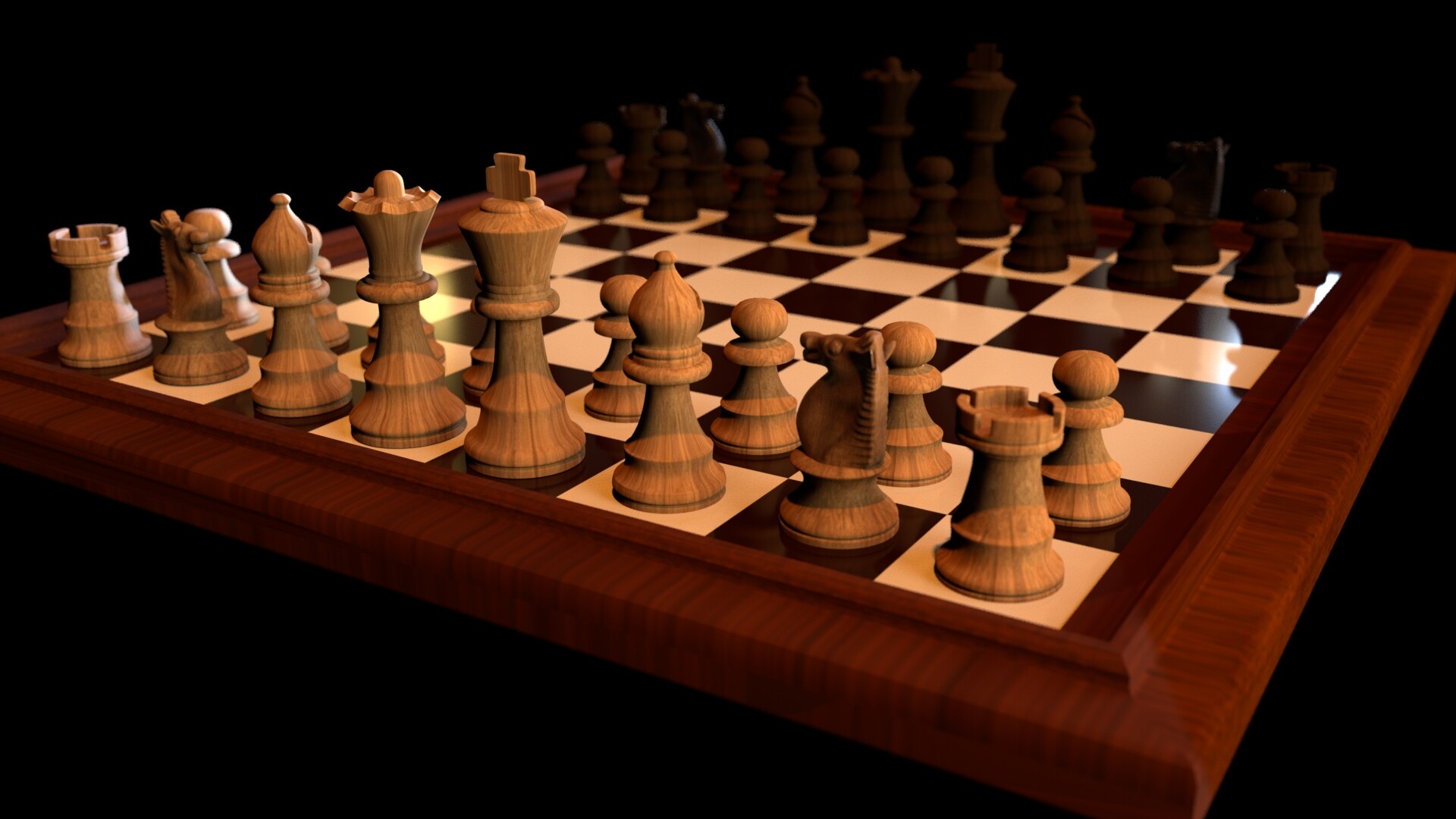 ArtStation - Chess Scene Final Renders