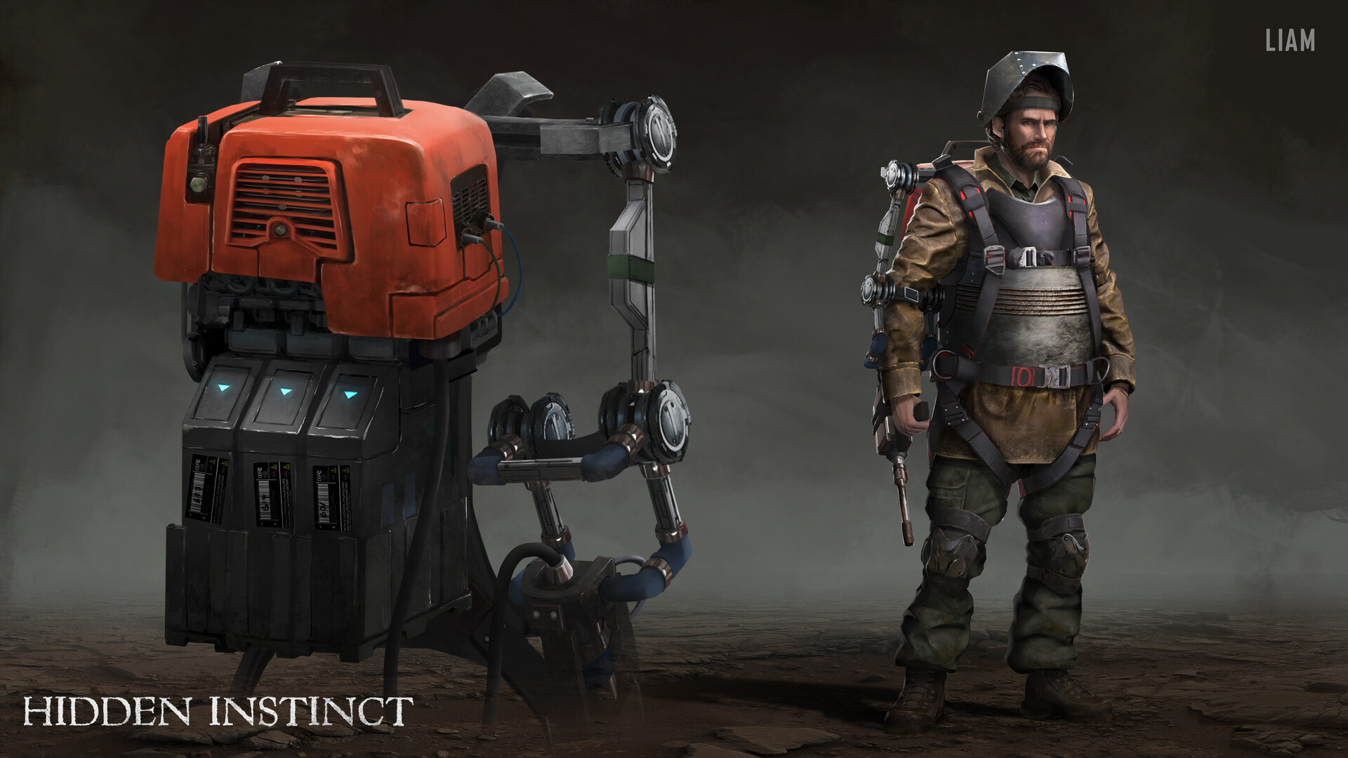 ArtStation - Liam & Welding Machine