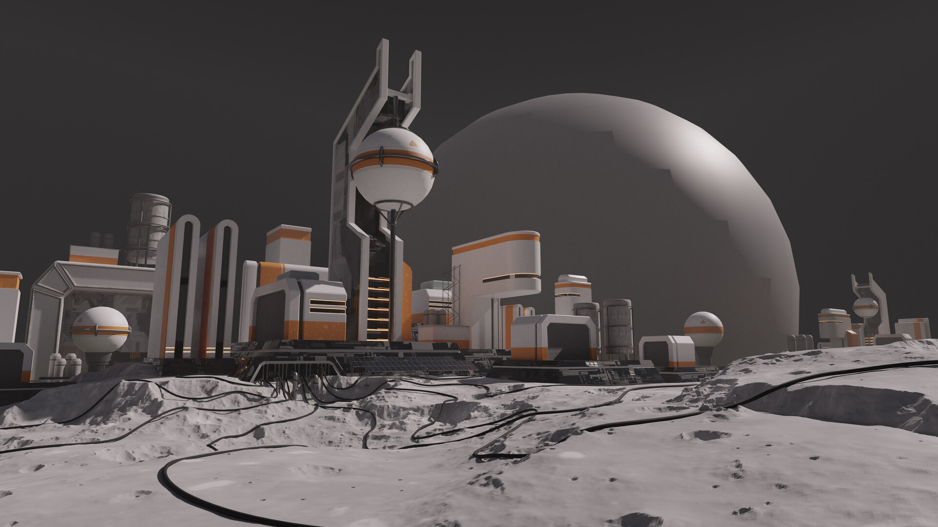 Kerbal Moon Base Building