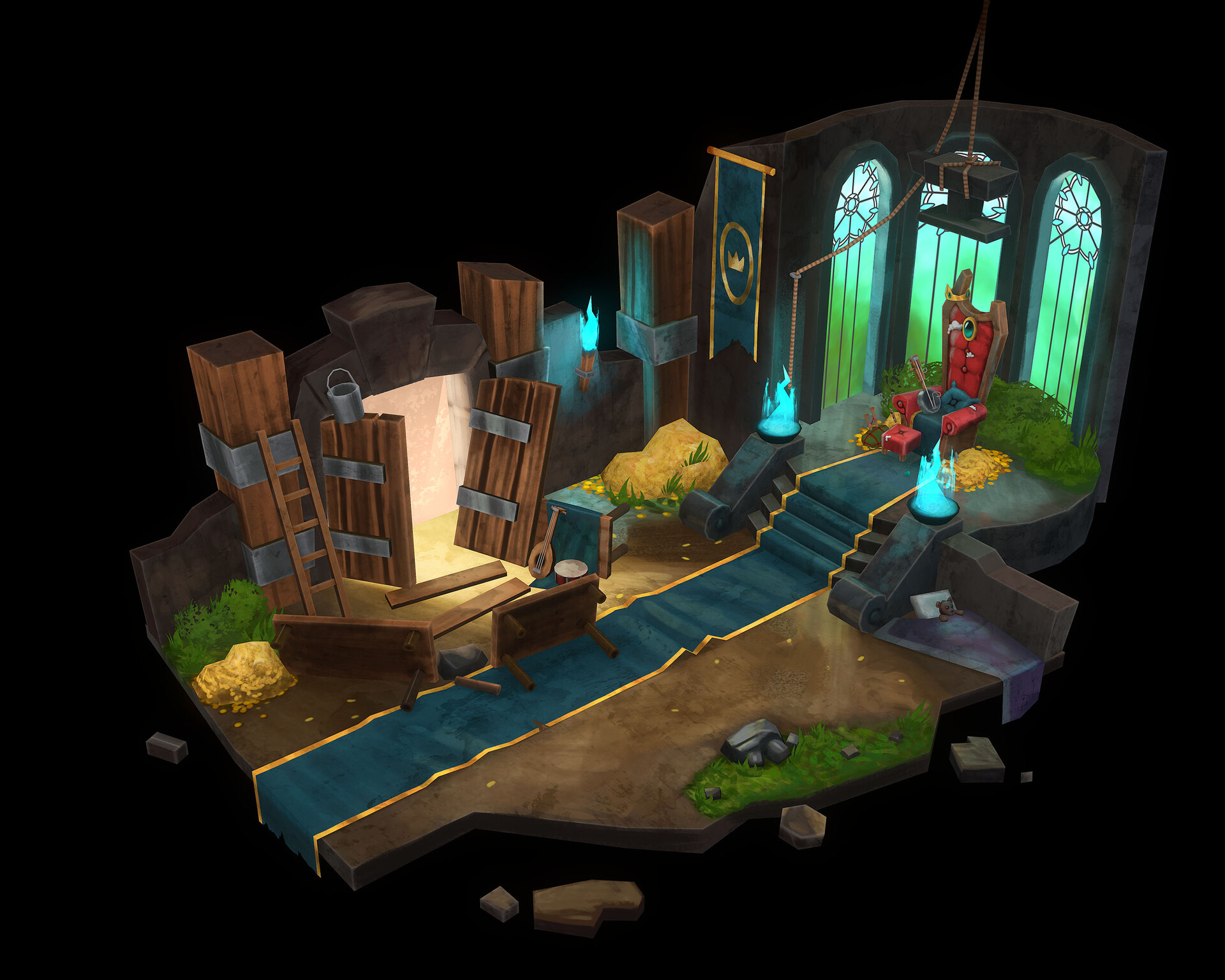 ArtStation - Low Poly Environment