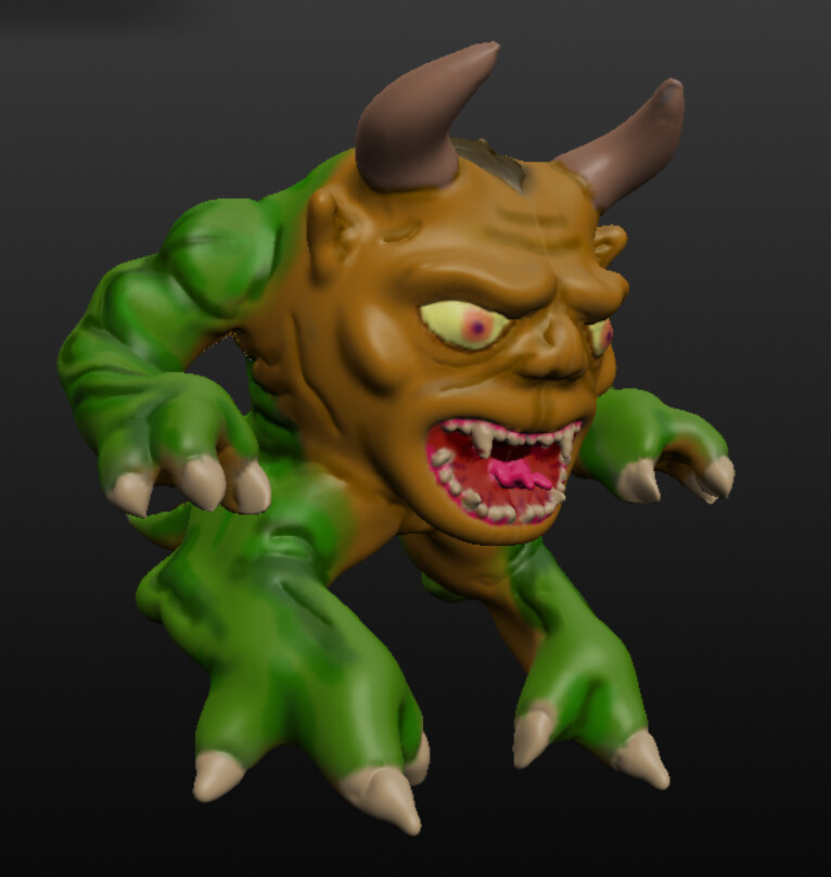 ArtStation - First 3D Character