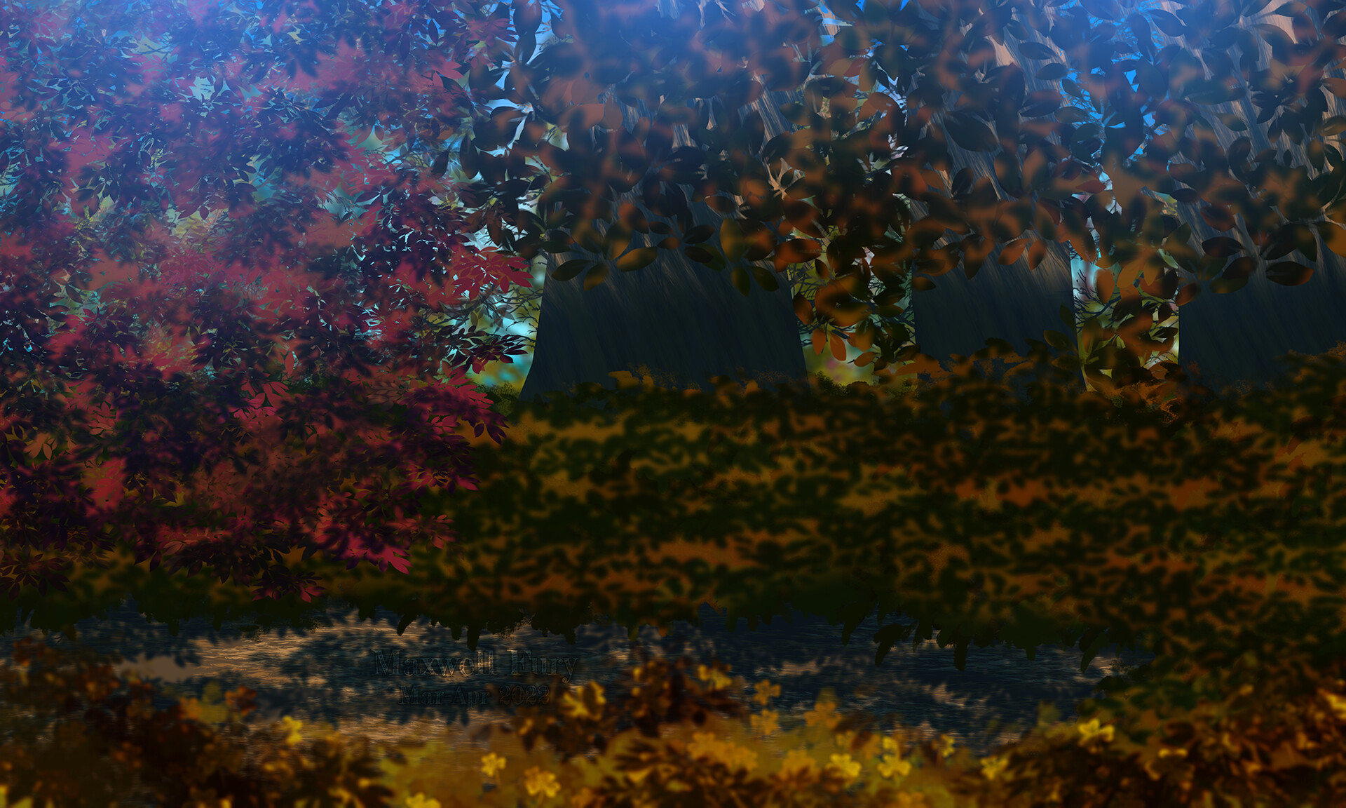 ArtStation - Secrets of the Trees BG [Commission]