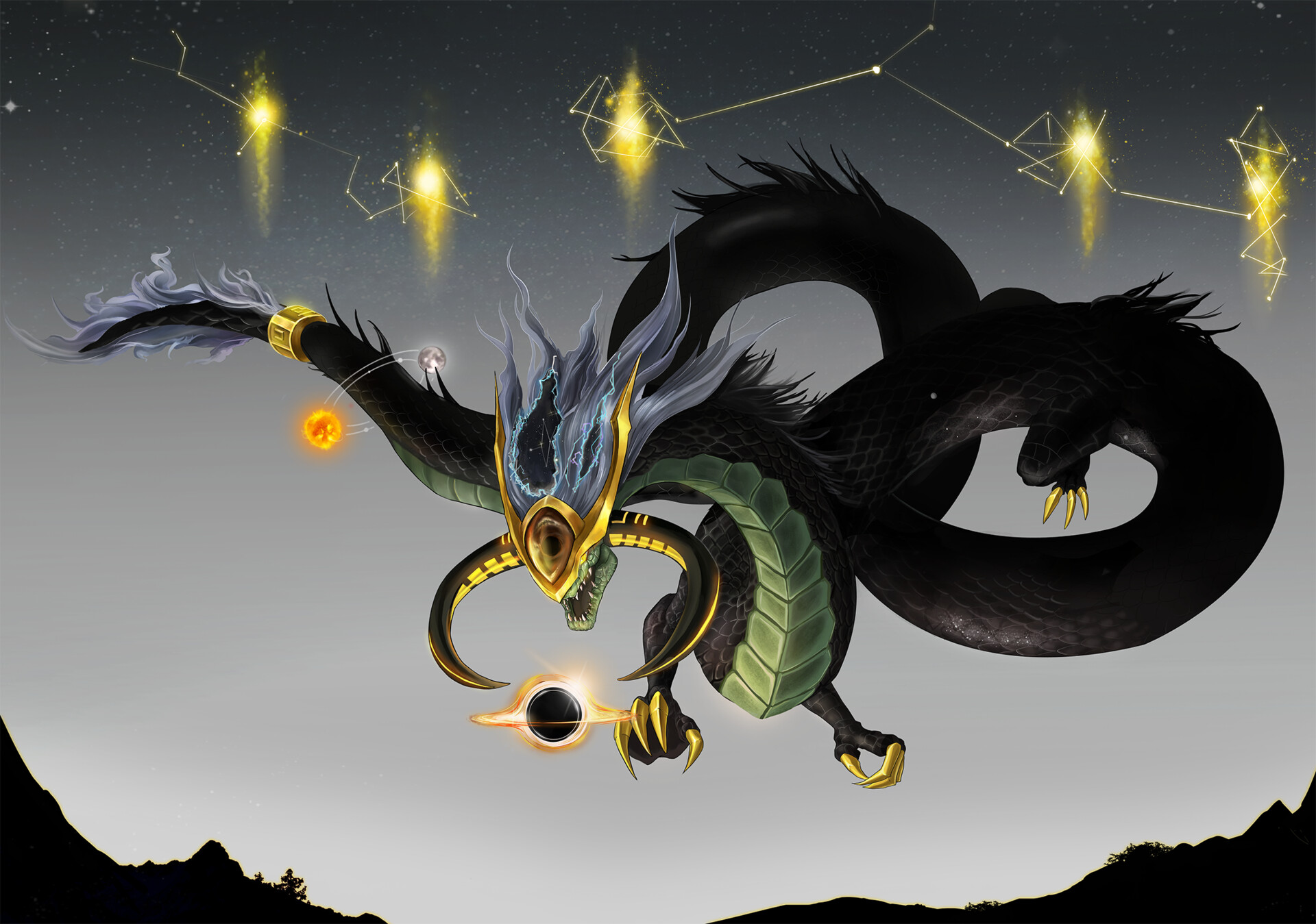 ArtStation - Blackhole Dragon