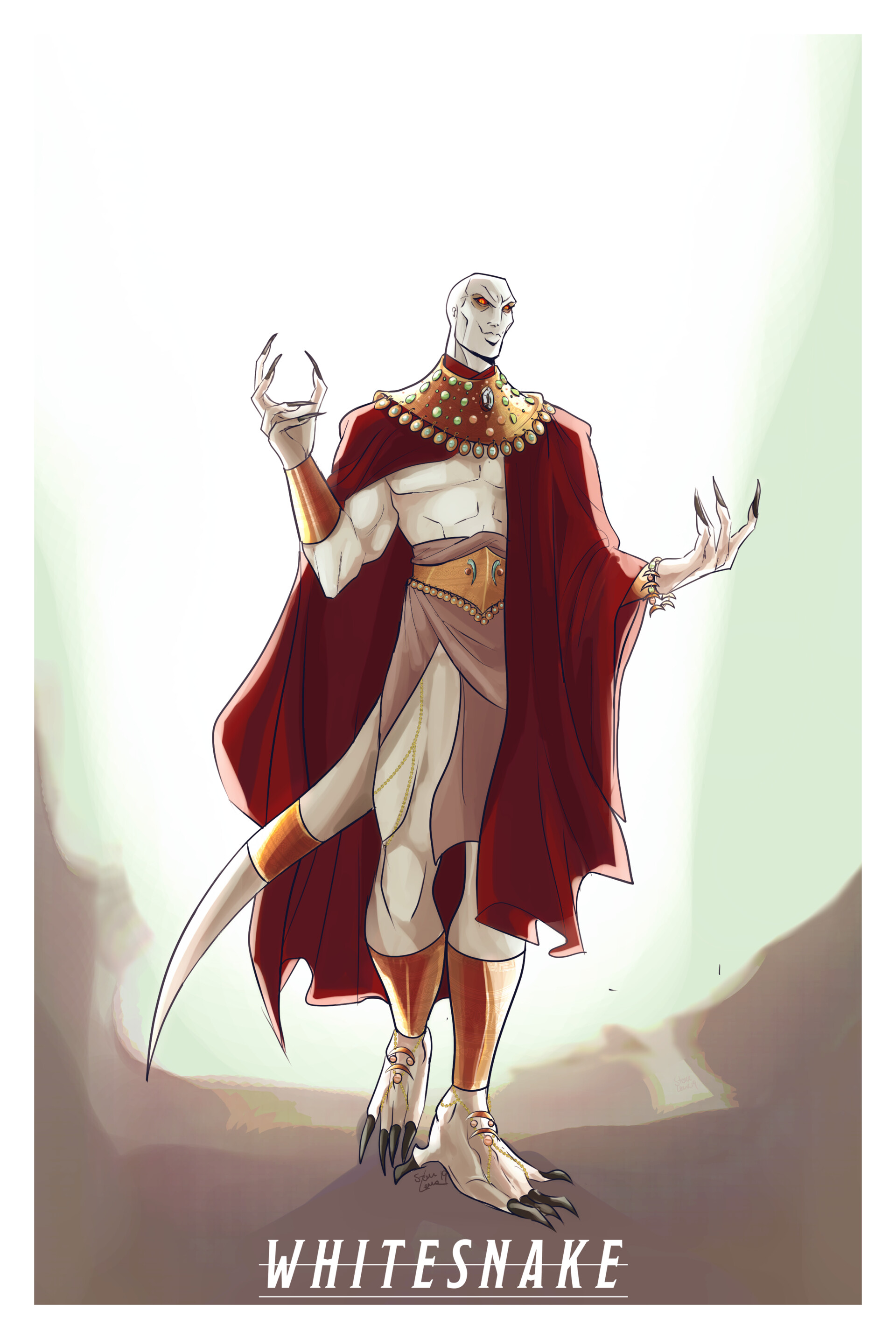 ArtStation - Whitesnake (commission)