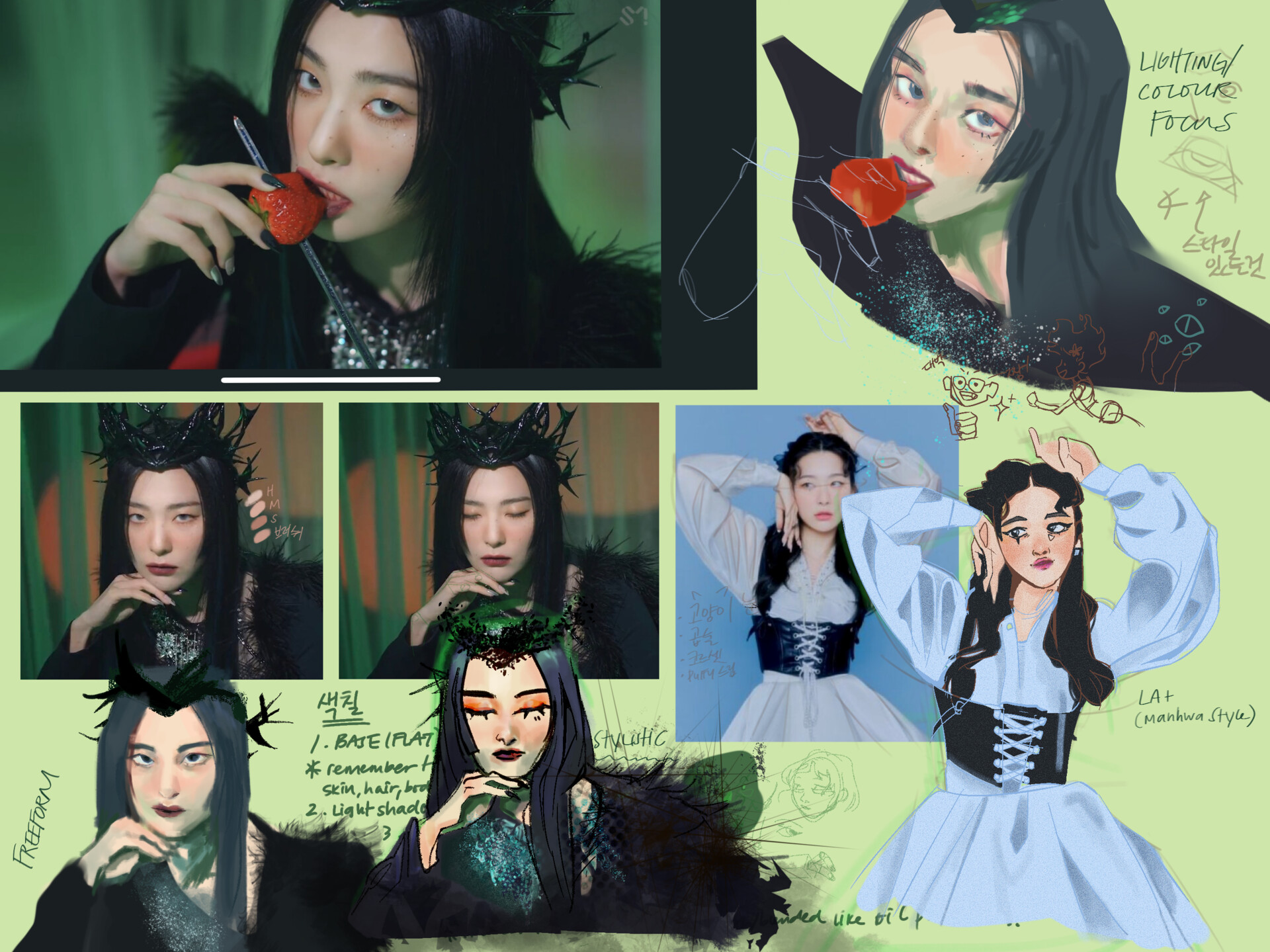 ArtStation - seulgi- colour practice