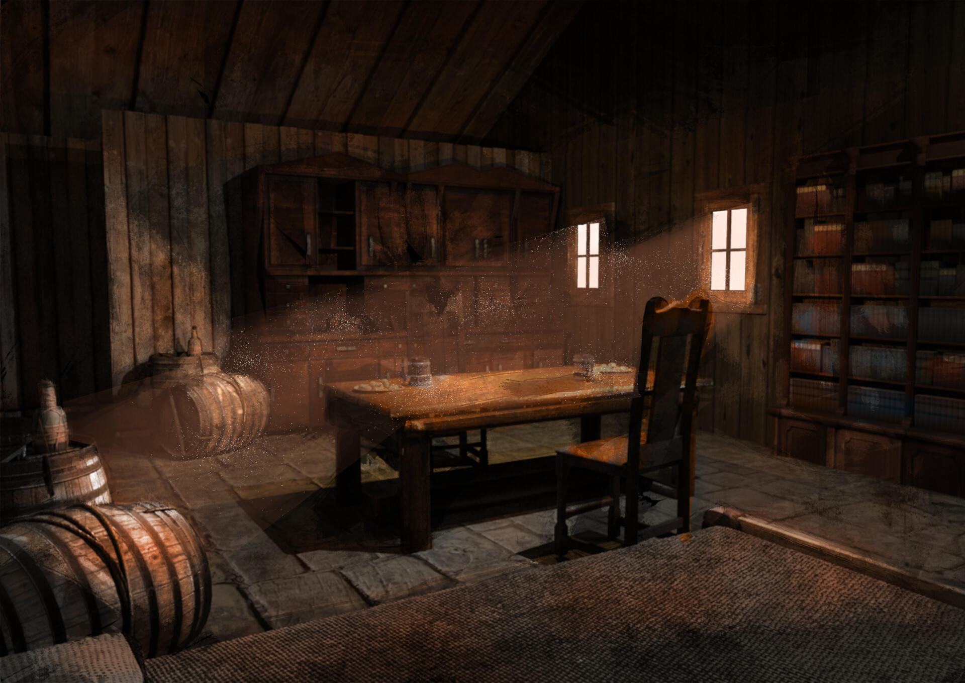 ArtStation - Giant Cabin