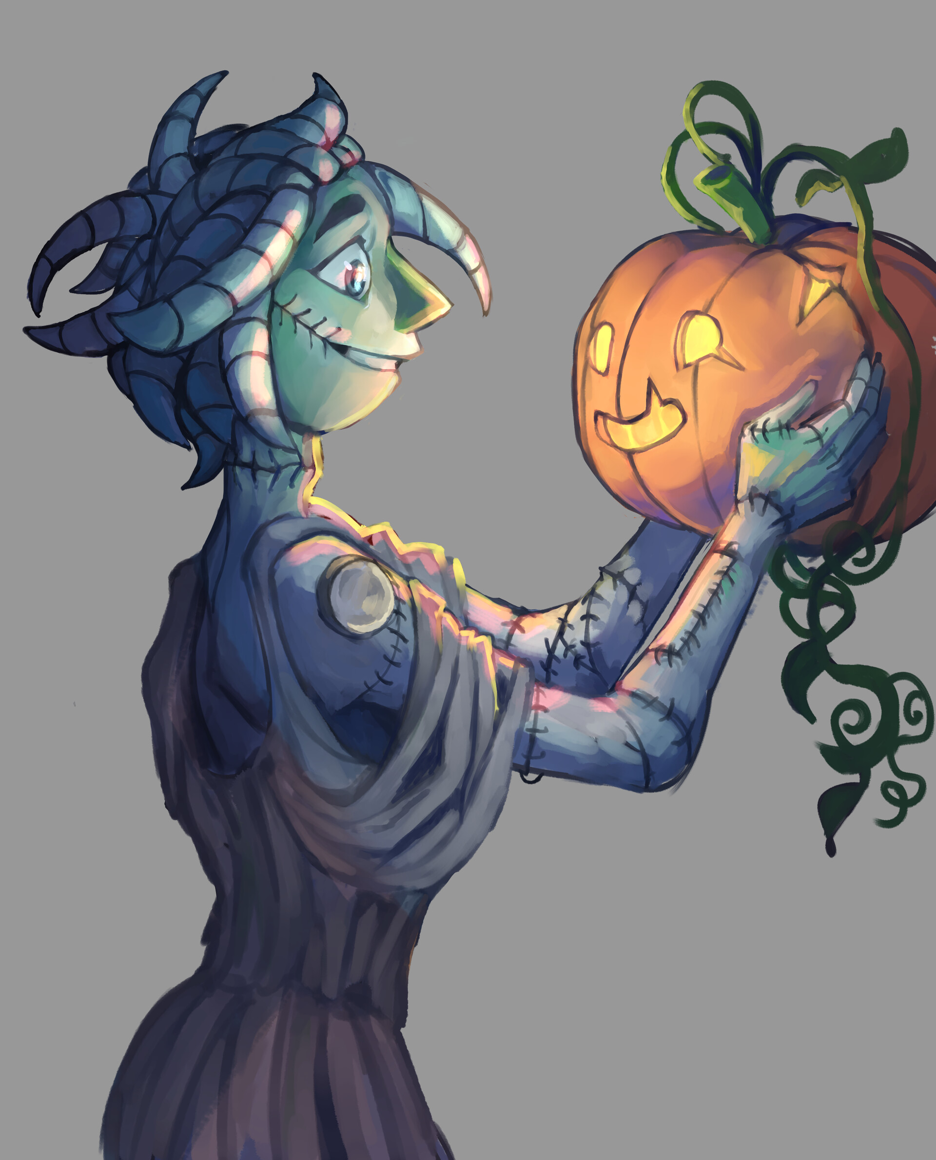 ArtStation - Franka and Pumpkin