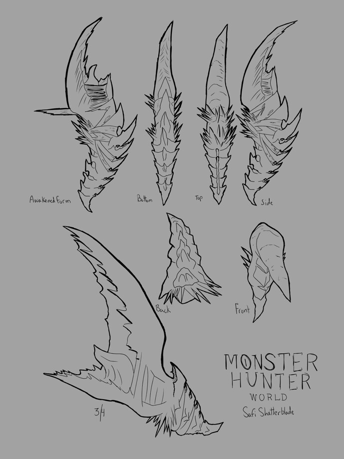 ArtStation - Safi Shatterblade Concept art