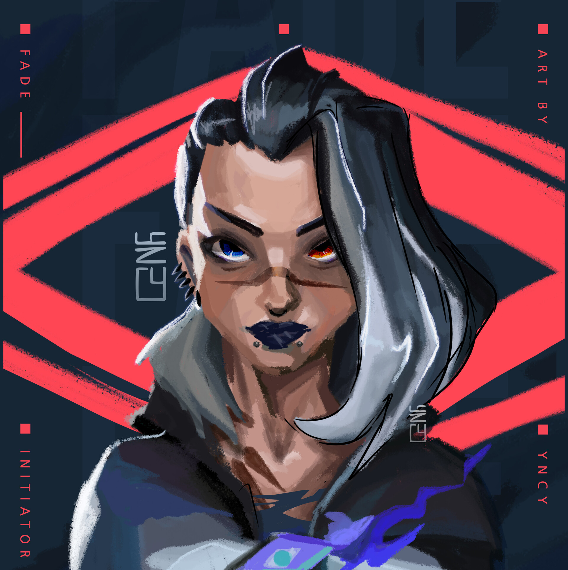 ArtStation - AGENT 20: FADE (Valorant Fan Art)