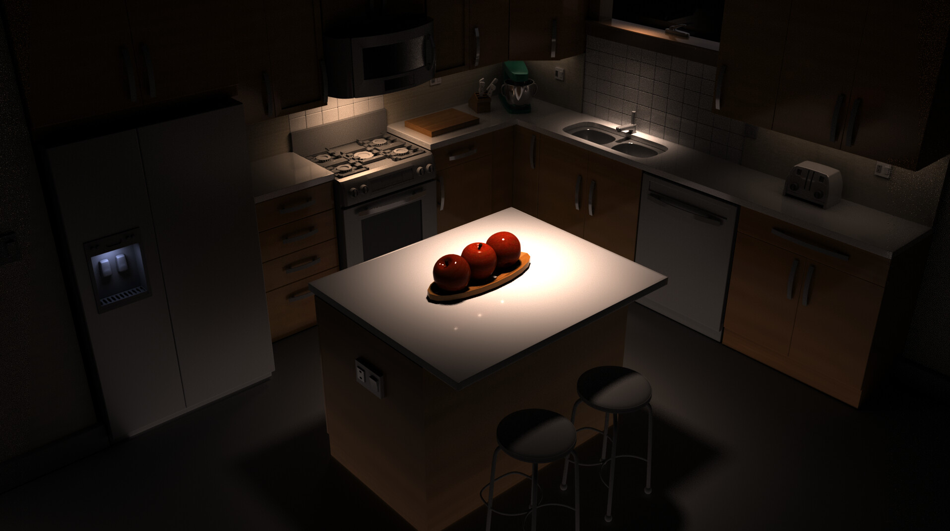 ArtStation - Kitchen 3D Model_JV