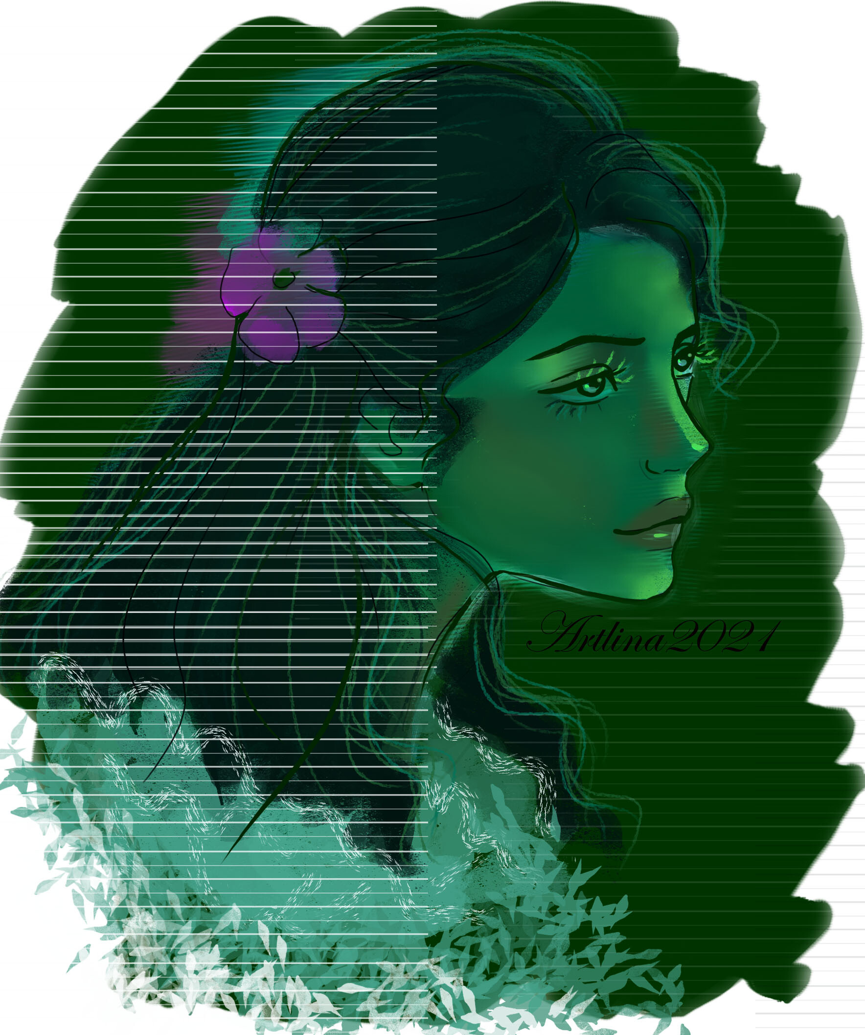 ArtStation - GREEN LADY