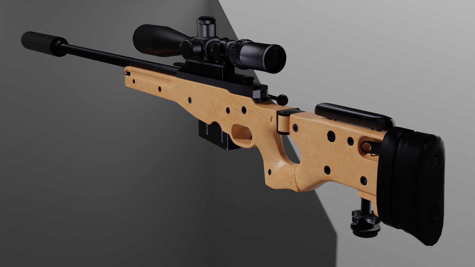 ArtStation - L115 Sniper Rifle