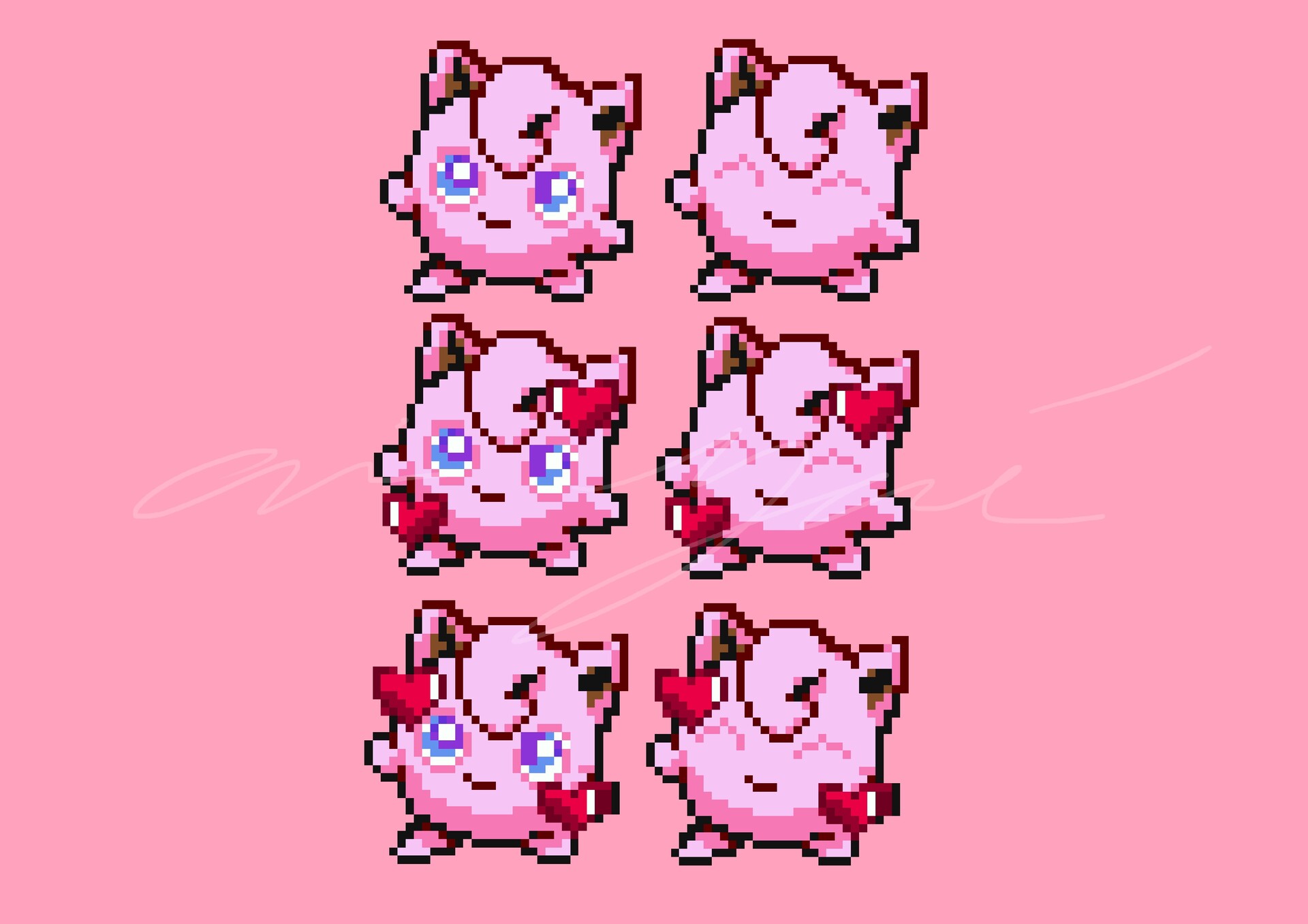ArtStation - Pixel Art | Jigglypuff