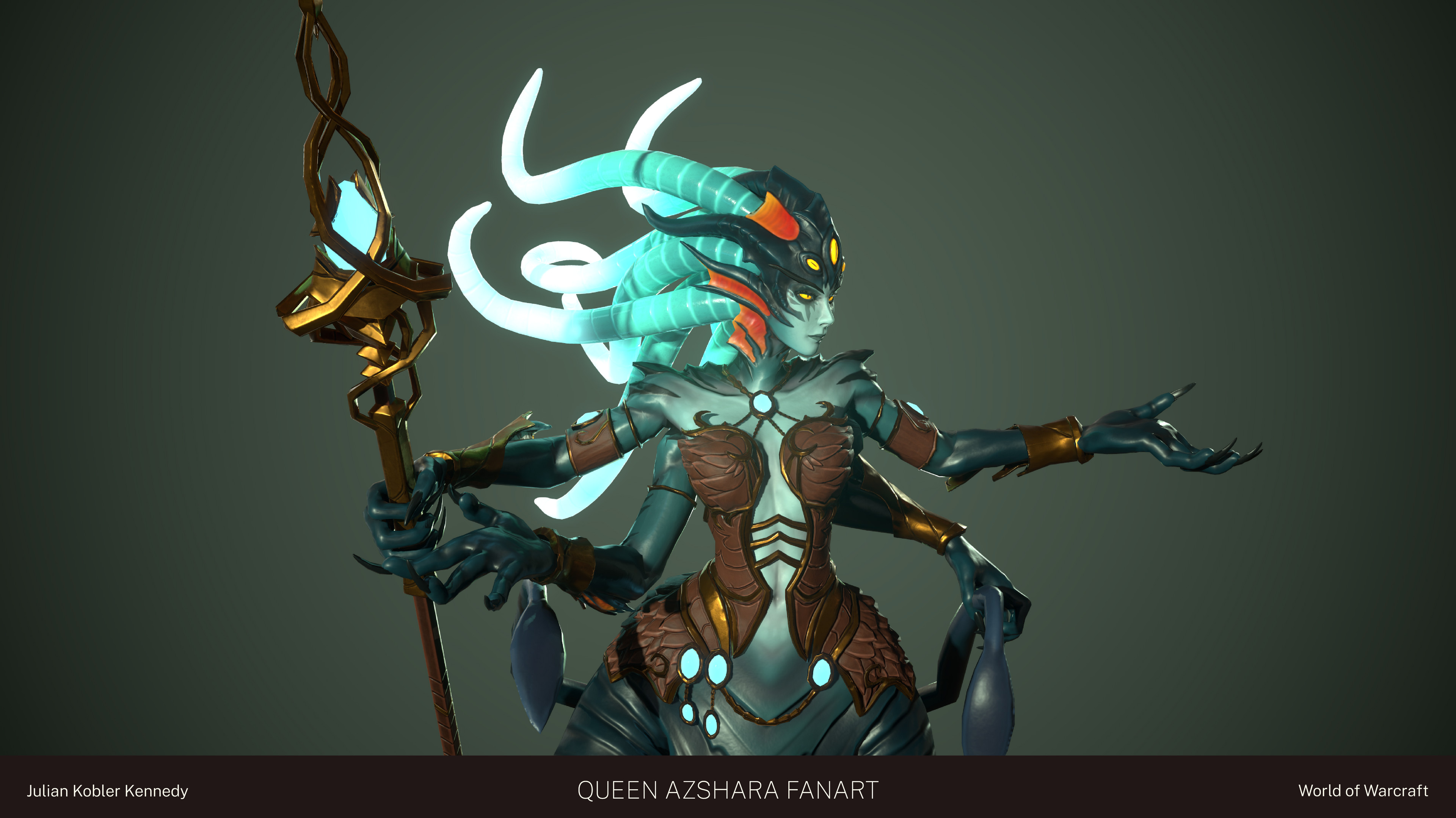 Julian K. Kennedy - Queen Azshara Fanart
