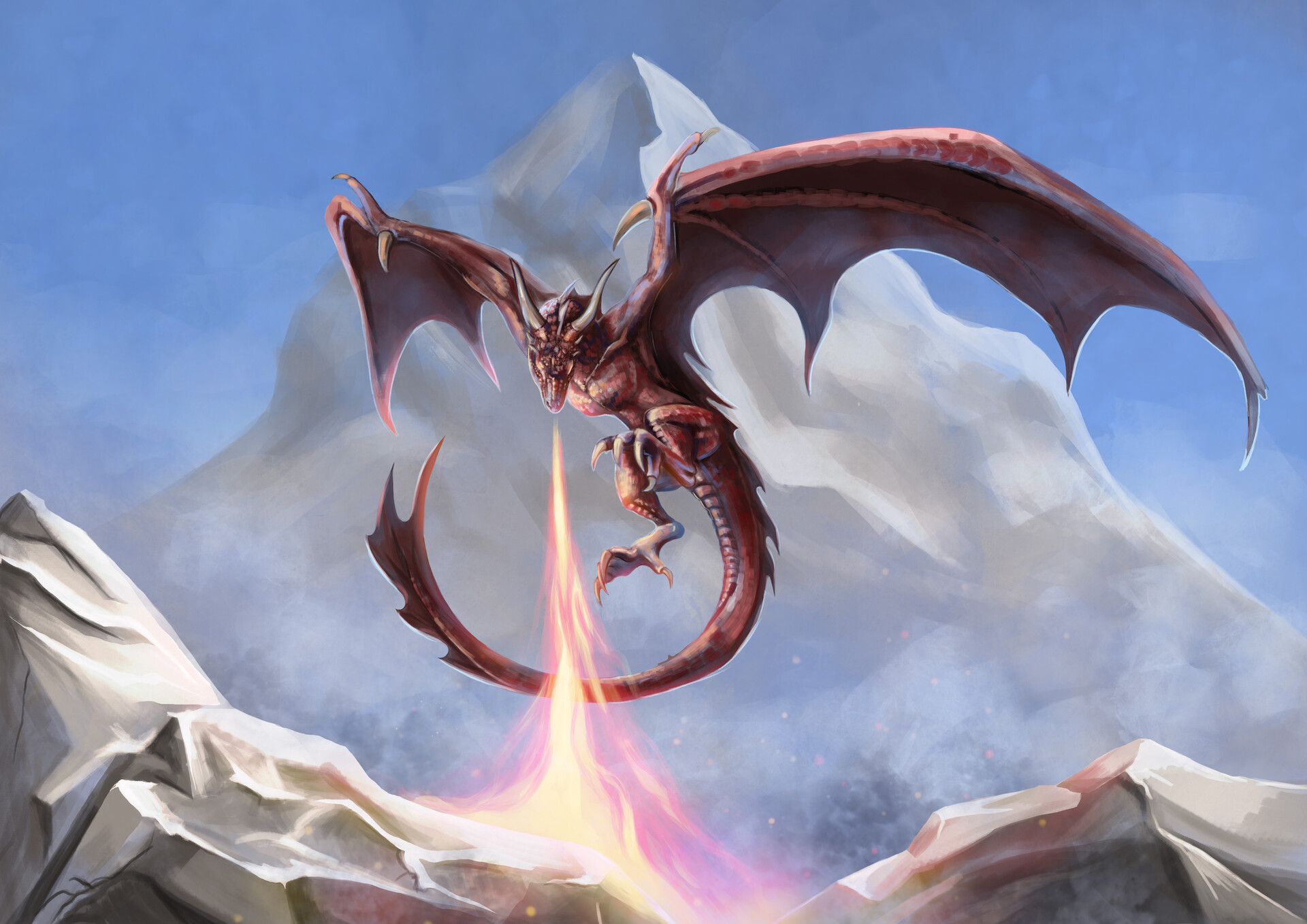 ArtStation - Red Dragon
