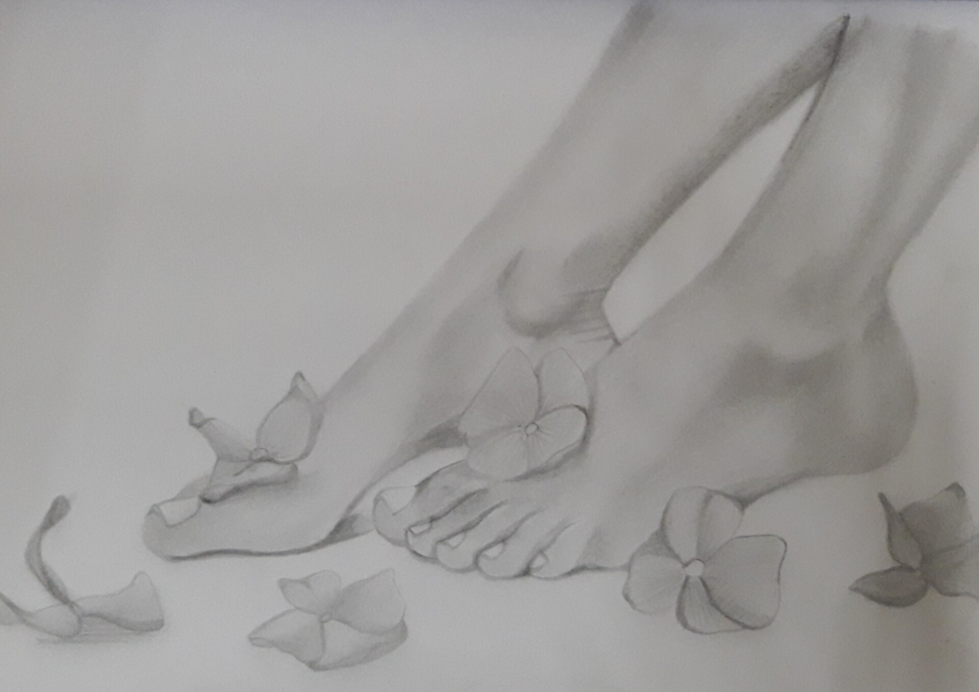 ArtStation - Human feet sketch