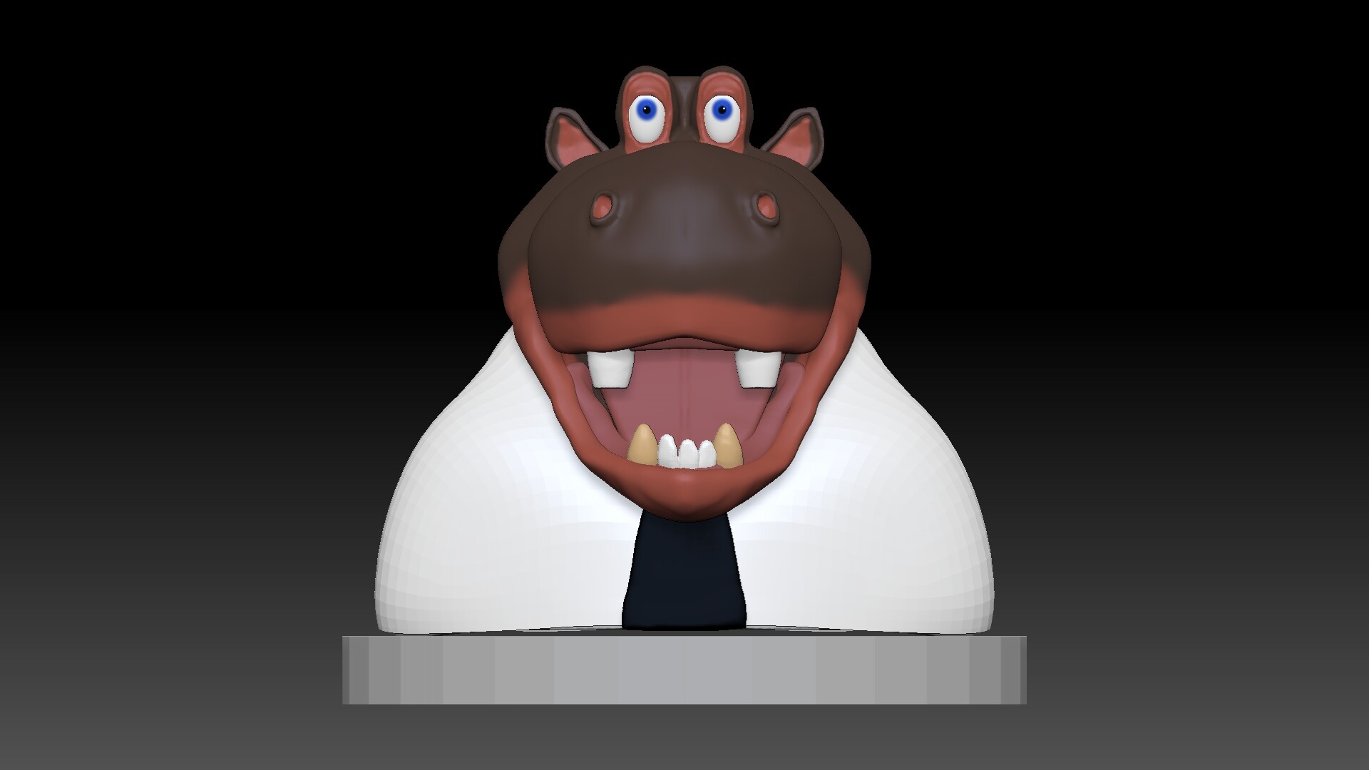 Hrishikesh J - Cartoon hippo