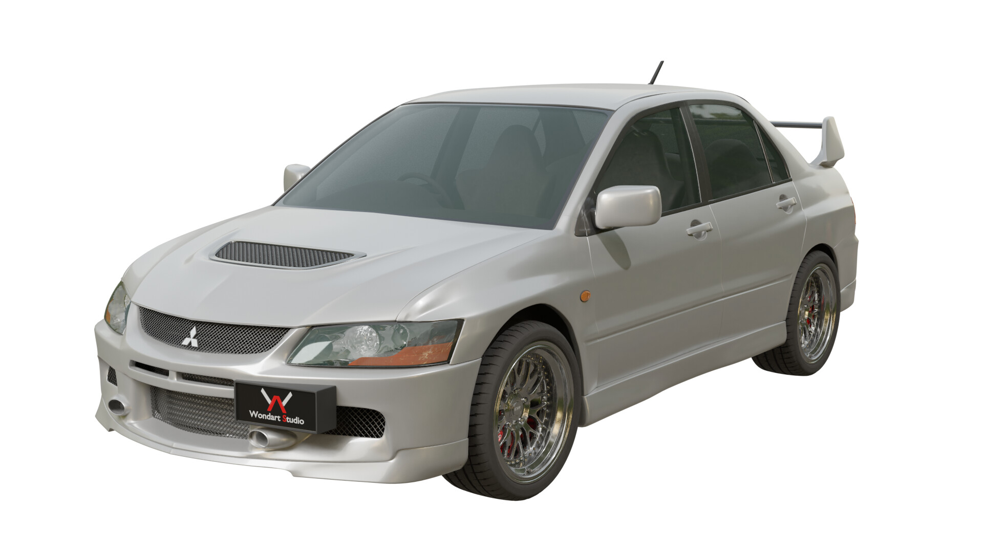 ArtStation - Mitsubishi Evolution IX