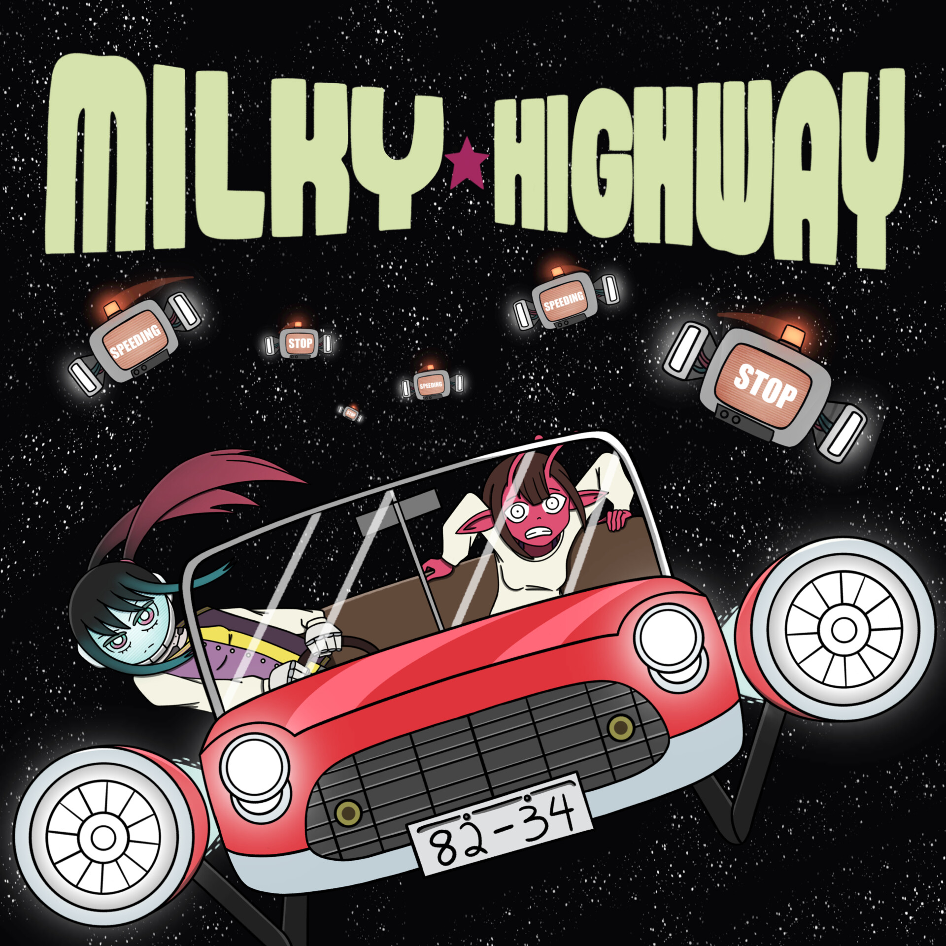 ArtStation - Milky☆Highway Album Cover