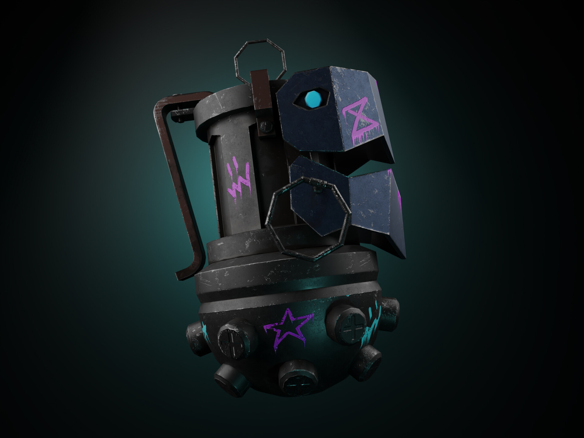 ArtStation - Jinx grenade from Acrain (League of Legends)