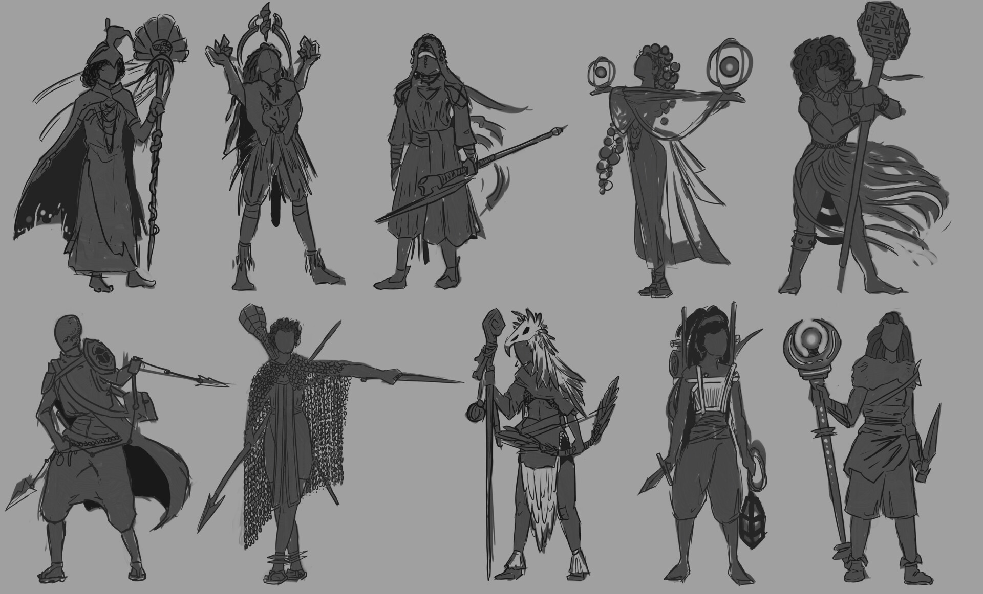 ArtStation - Desert Character Design Project