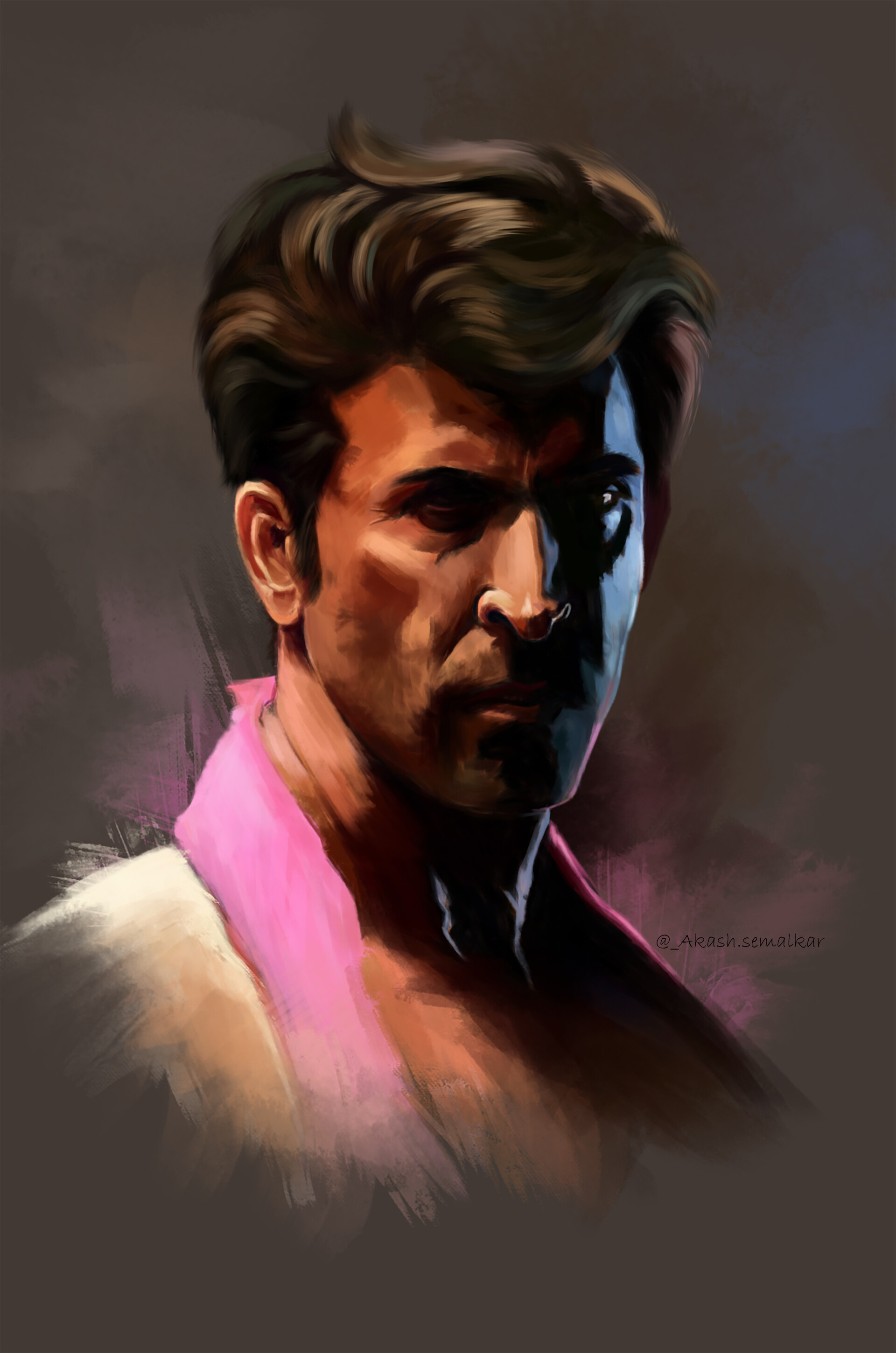 ArtStation - Hritik roshan Portrait