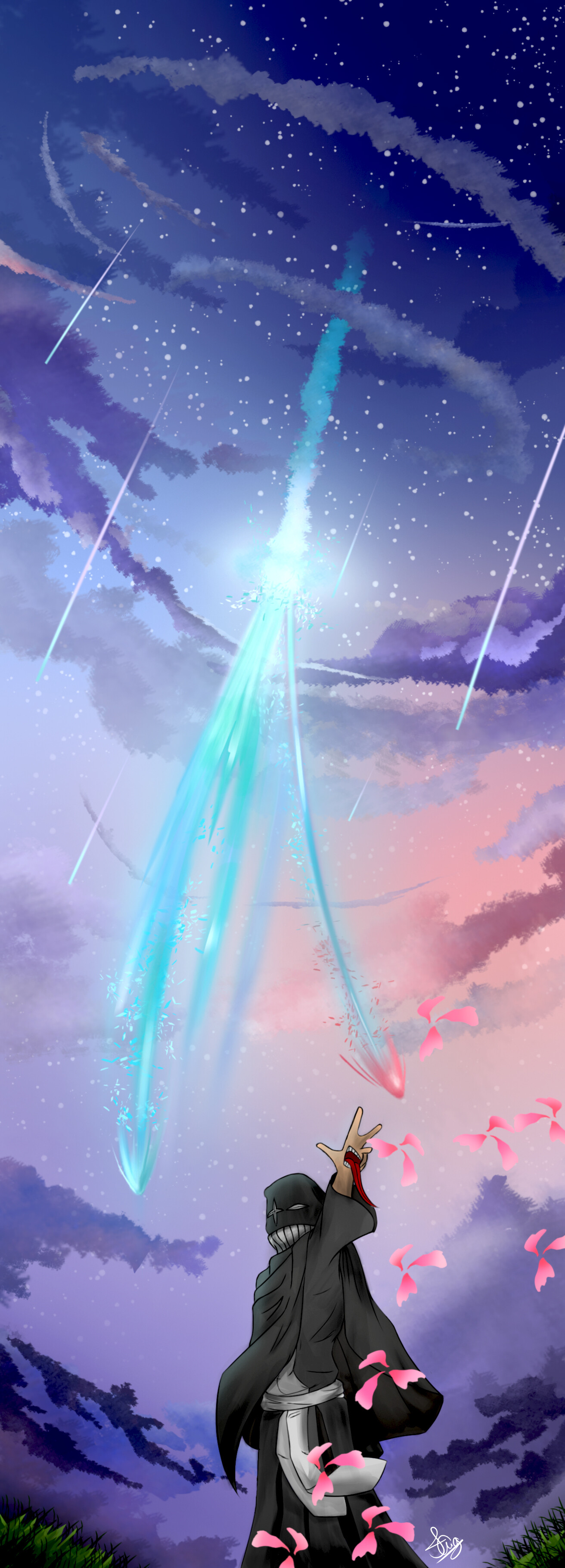 ArtStation - meteor shower