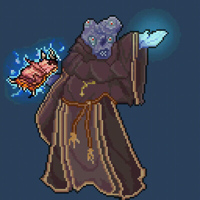 angel devil pixel art