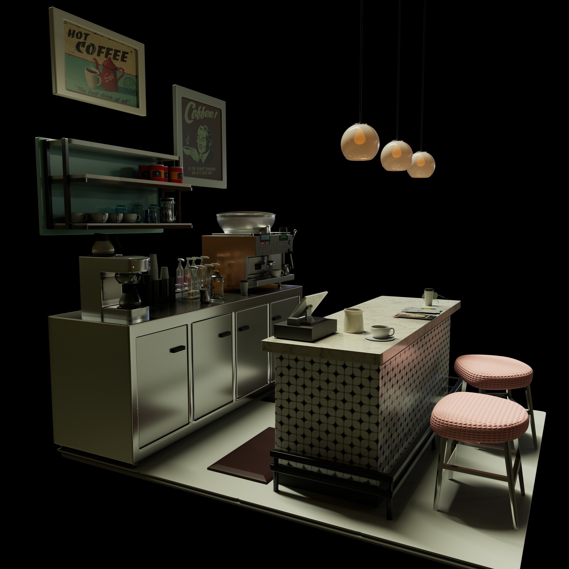 ArtStation - Cafe Environment