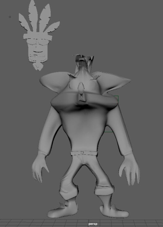 Artstation Crash Bandicoot Sculpture