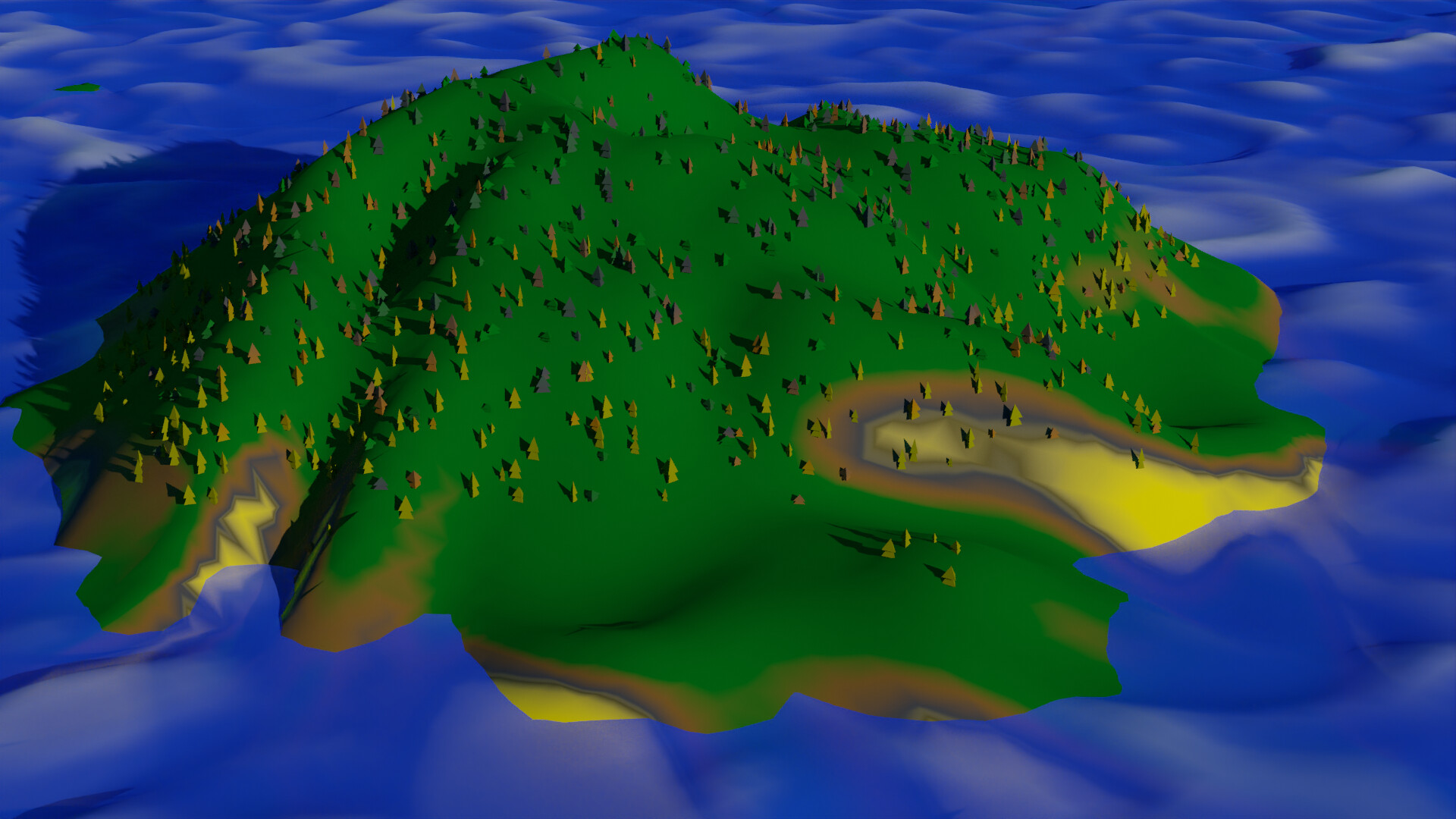 ArtStation - Island [geometric nodes]