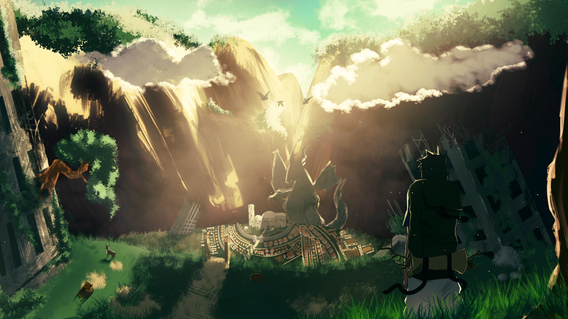 ArtStation - Stone Dragon