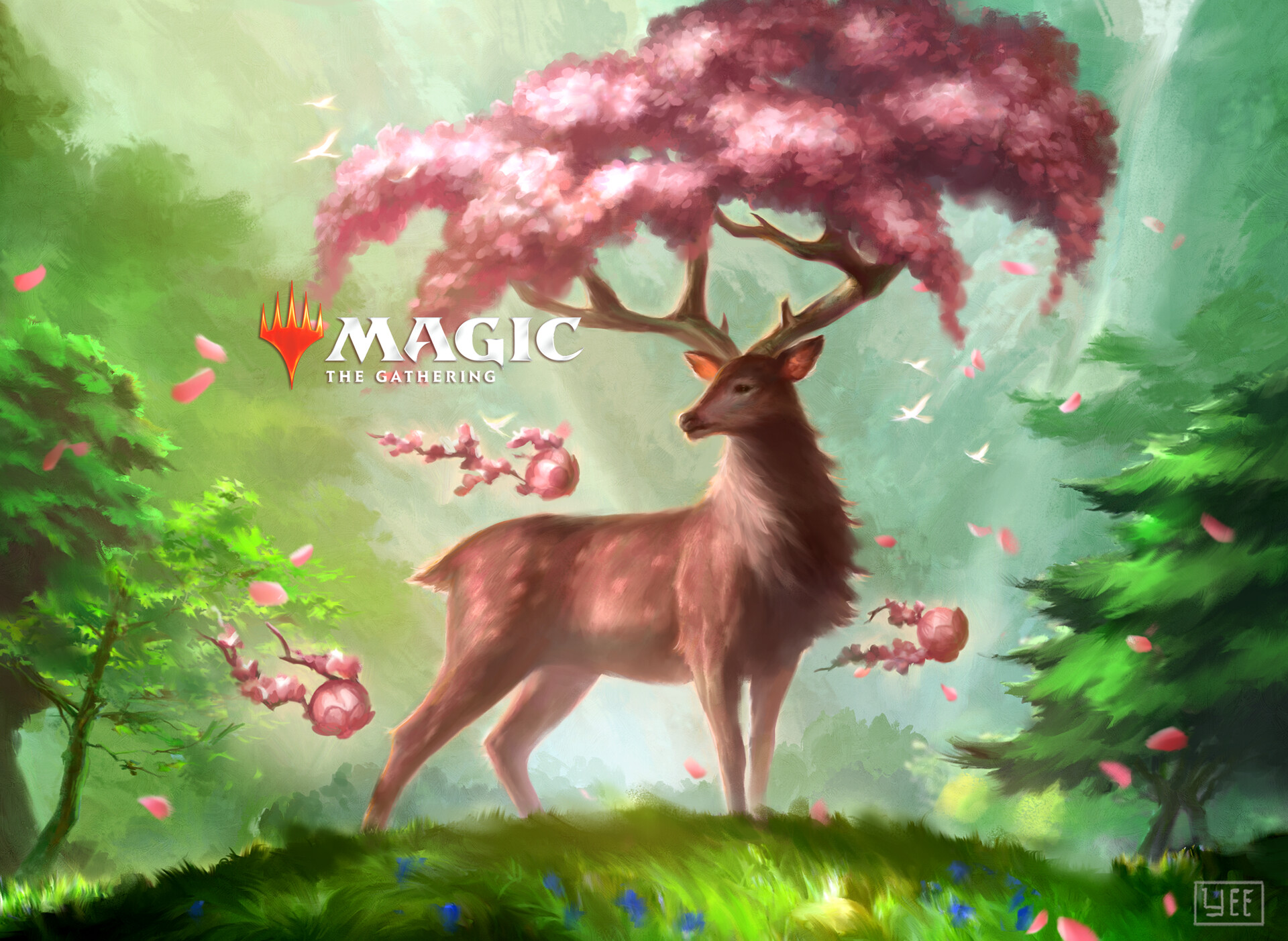 ArtStation - Magic: The Gathering - Blooming Stag