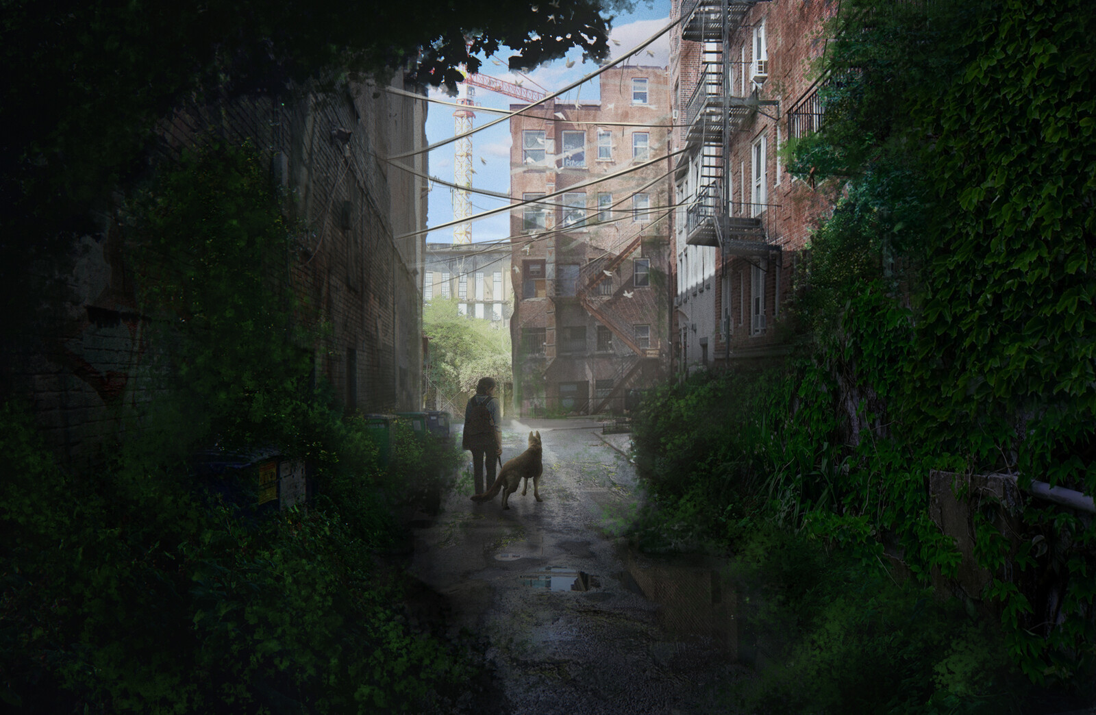 RobinLukasArt - Overgrown Alley