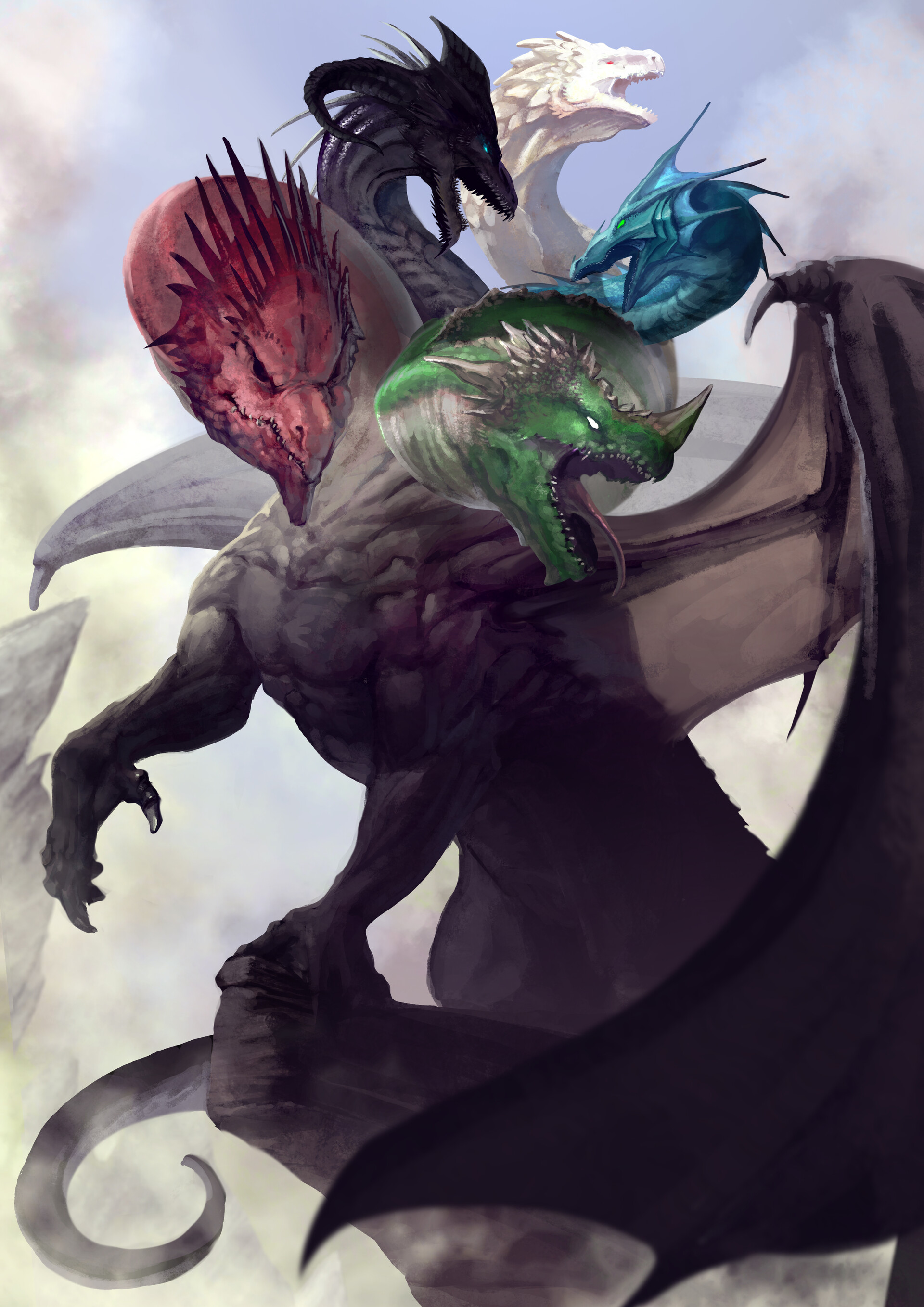 five headed dragon dnd