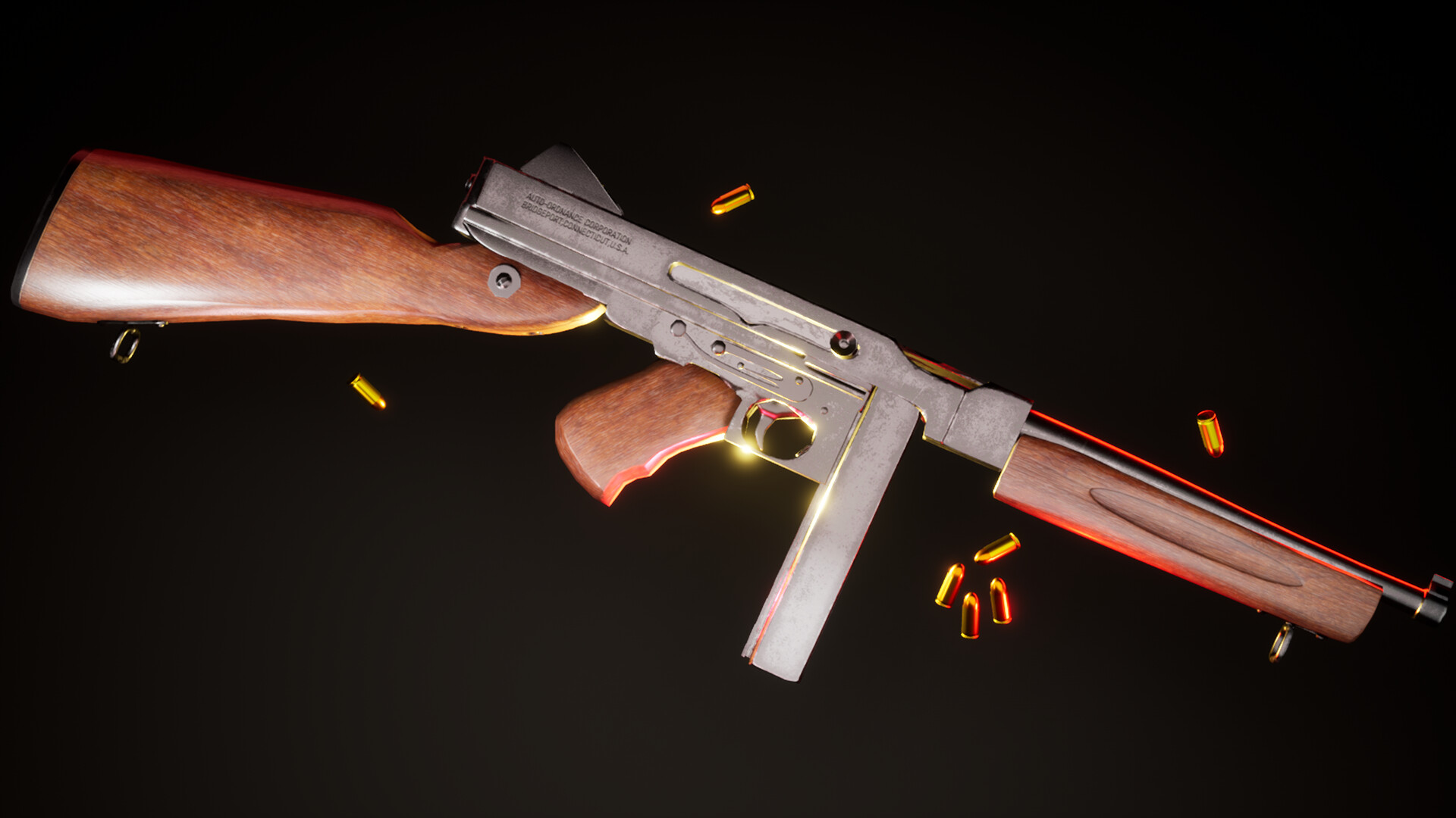 ArtStation - Thompson Machine Gun