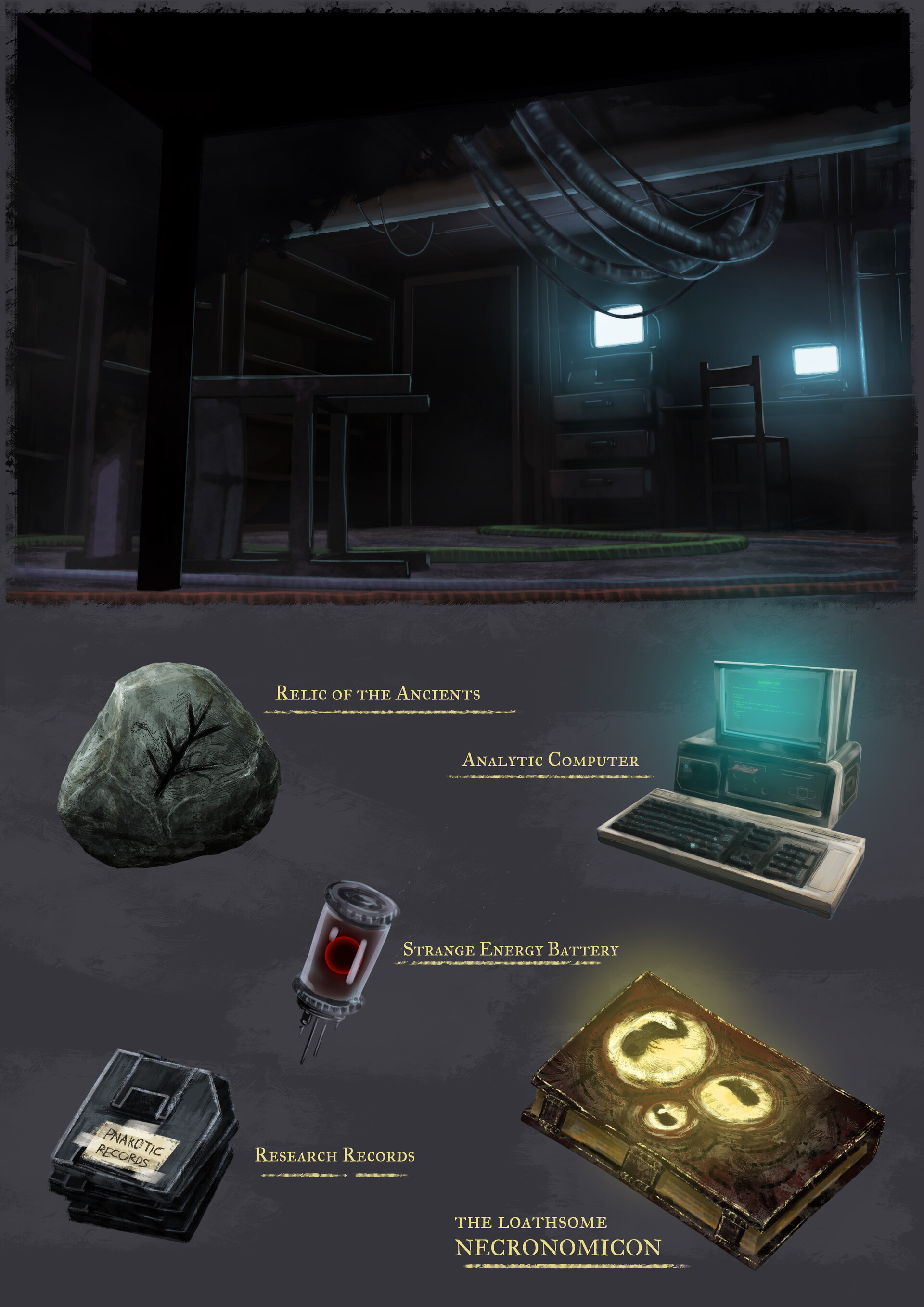 ArtStation - Relic Seeker - Environment & Props concept (2022)