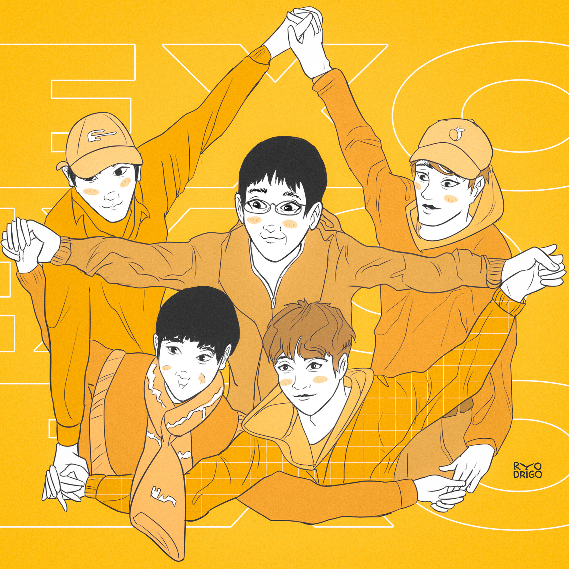 Exo Cartoon Version Sehun