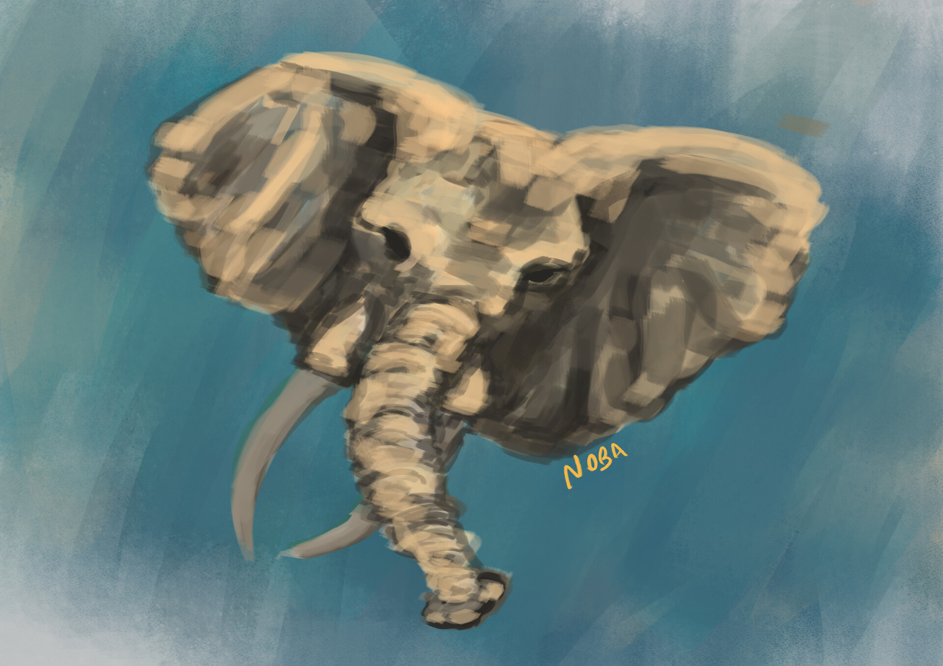 ArtStation - Elefante - quick study