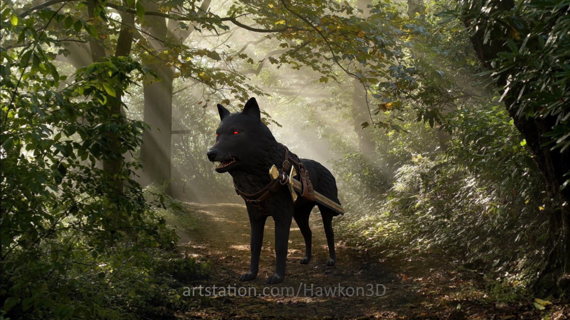 ArtStation - Fenrir & Tyrfing