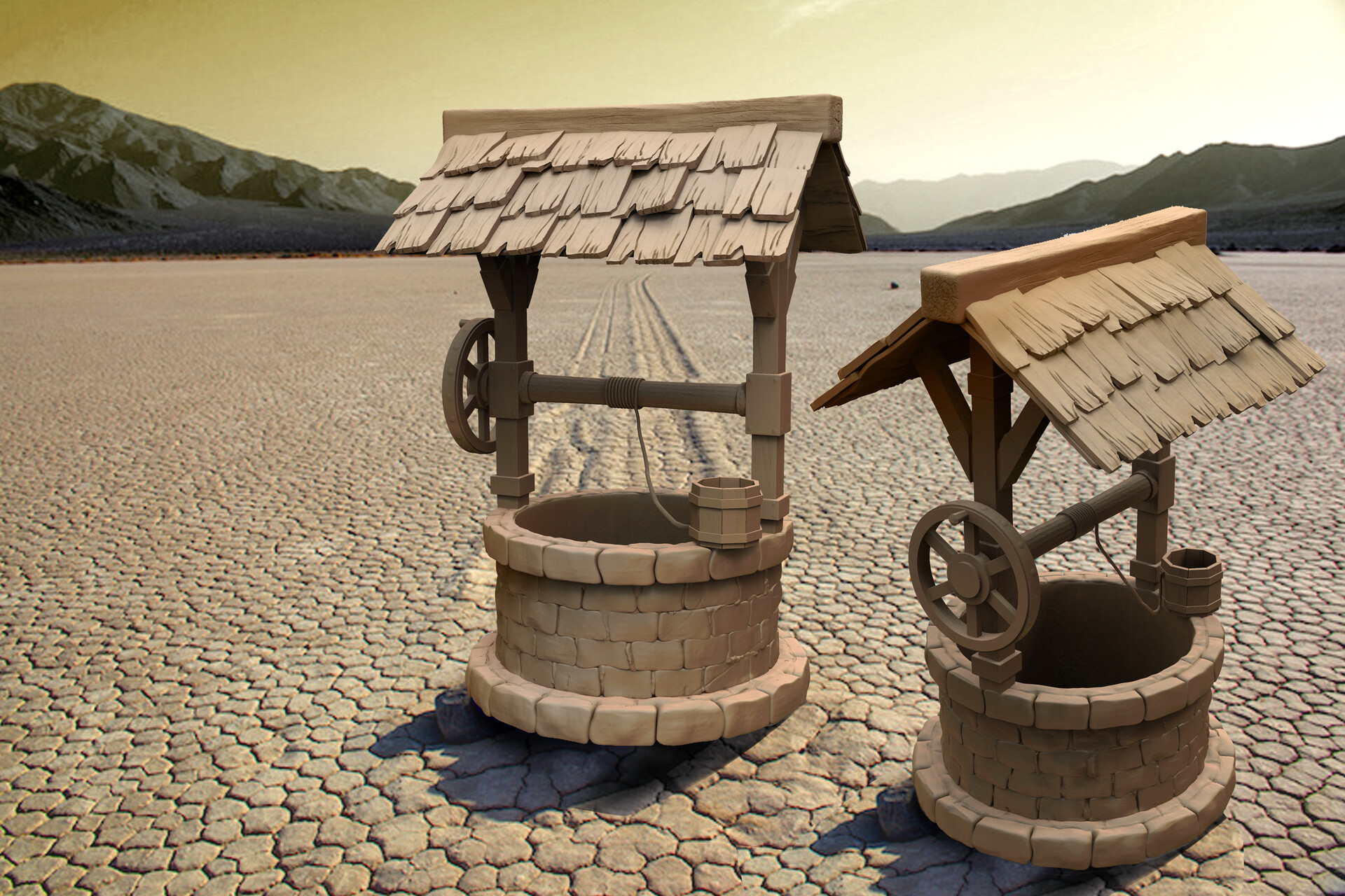 ArtStation - Well _ Game Assets